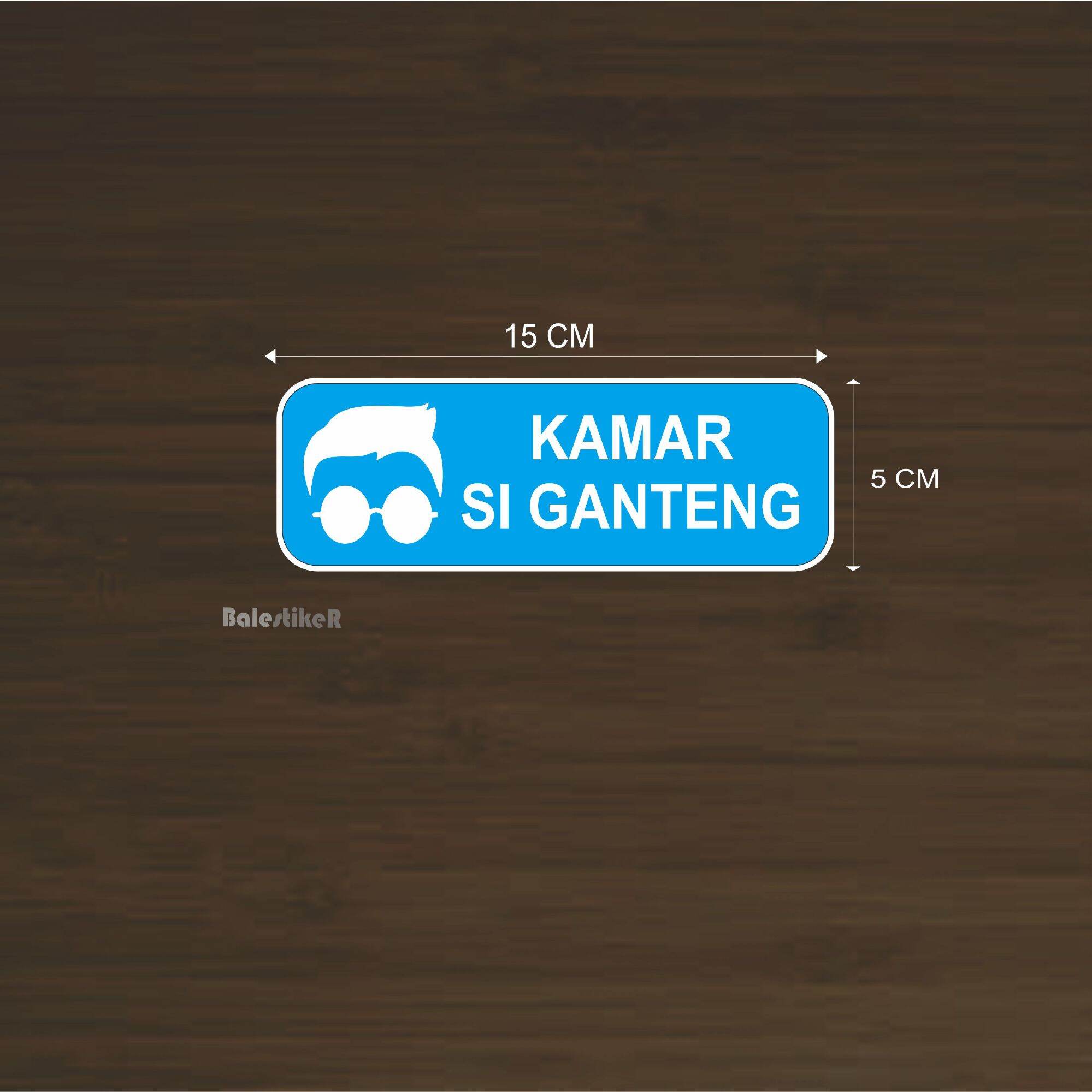 stiker kamar siganteng sticker | Lazada Indonesia