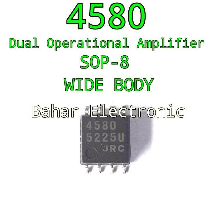 IC 4580 NJM4580 SMD SOP-8 WIDE BODY | Lazada Indonesia