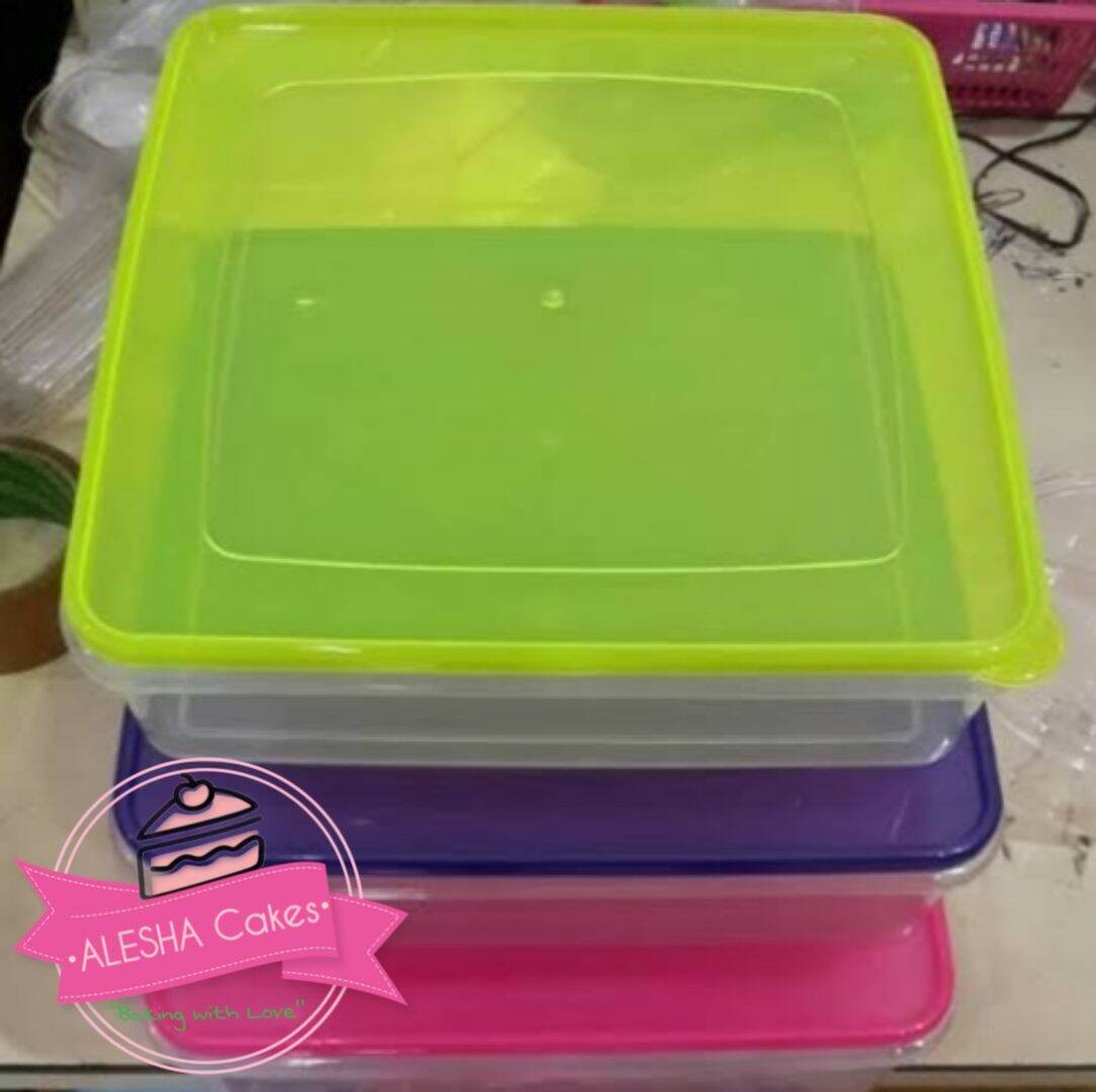 Box Plastik Kue Ukuran 20cm x 20cm | Lazada Indonesia
