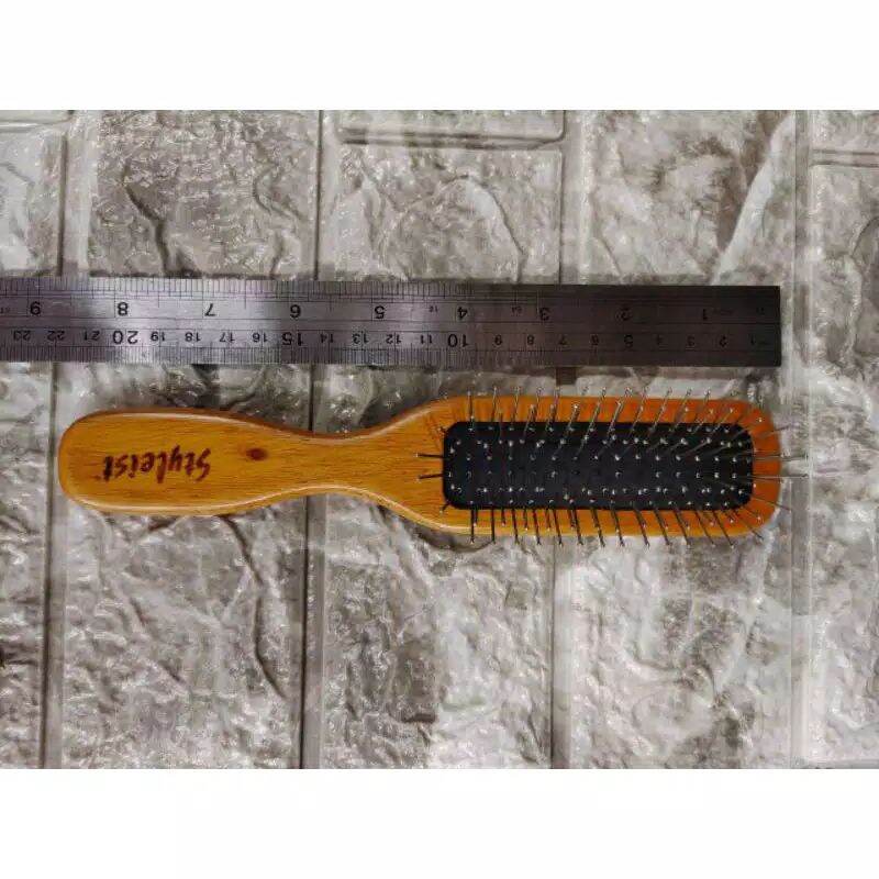 sisir stylish kawat gagang kayu | Lazada Indonesia