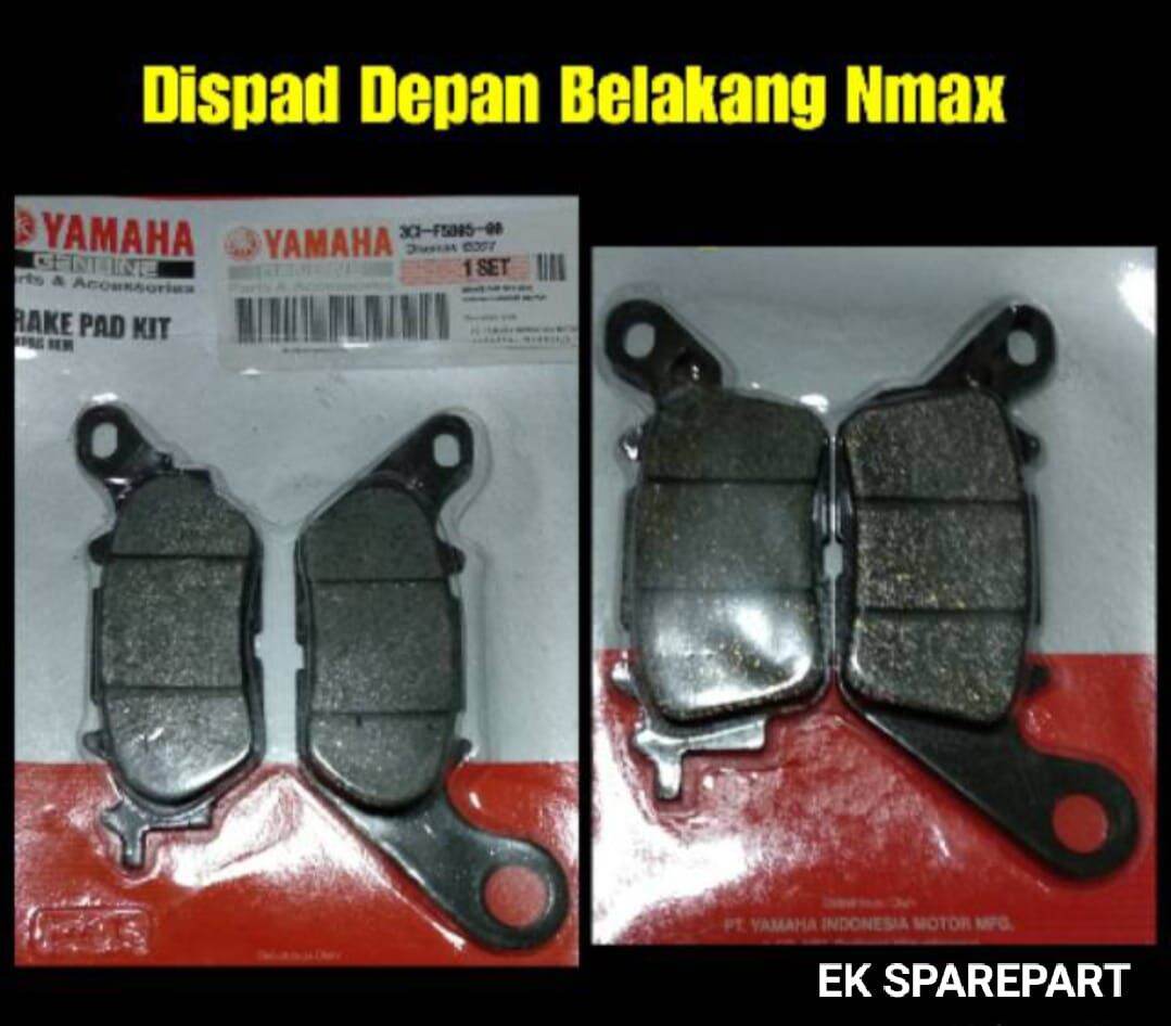 dispad kampas rem cakram depan & belakang Nmax | Lazada Indonesia