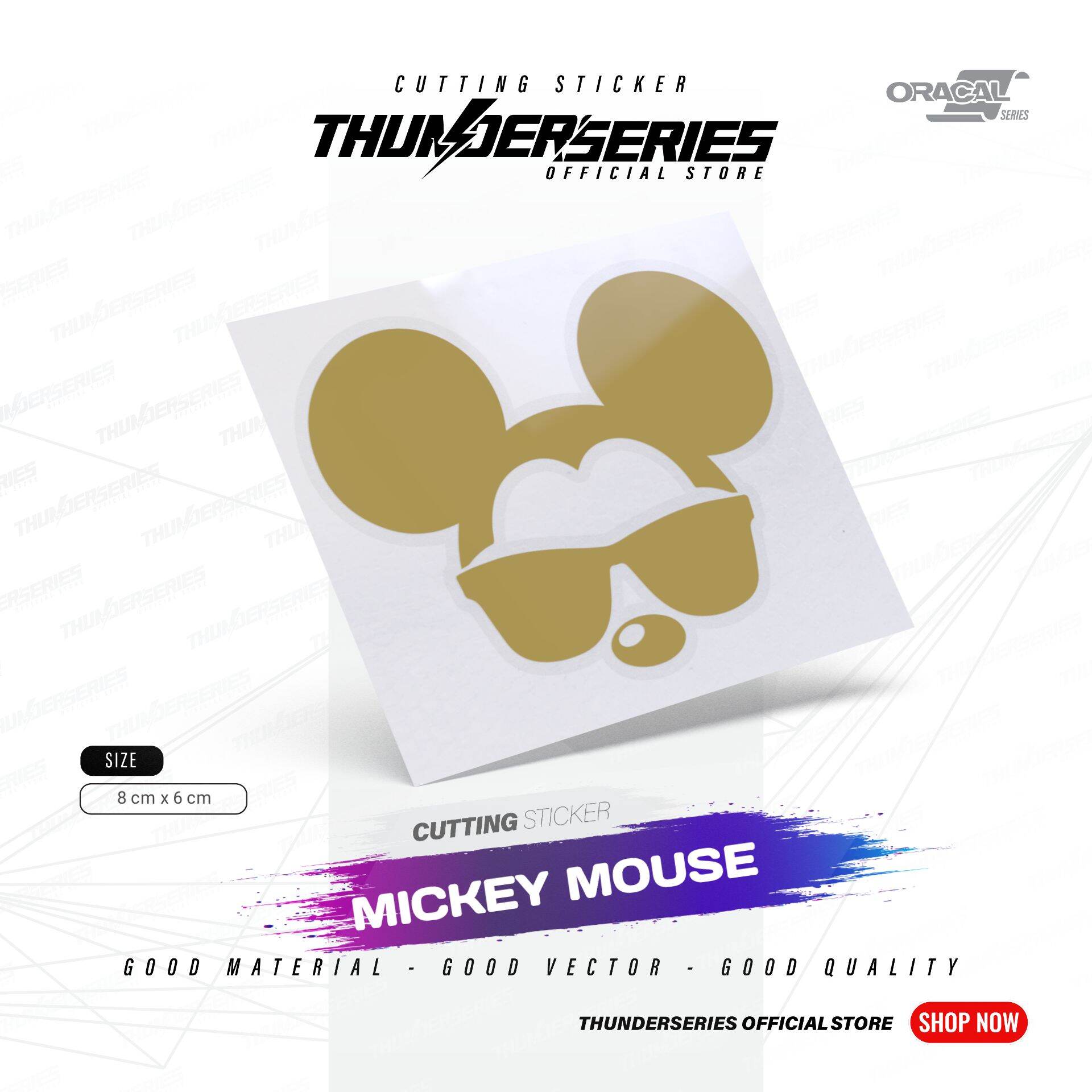 Sticker Angry Mickey Mouse 02 | Cutting Stiker Mickey Mouse | Lazada ...