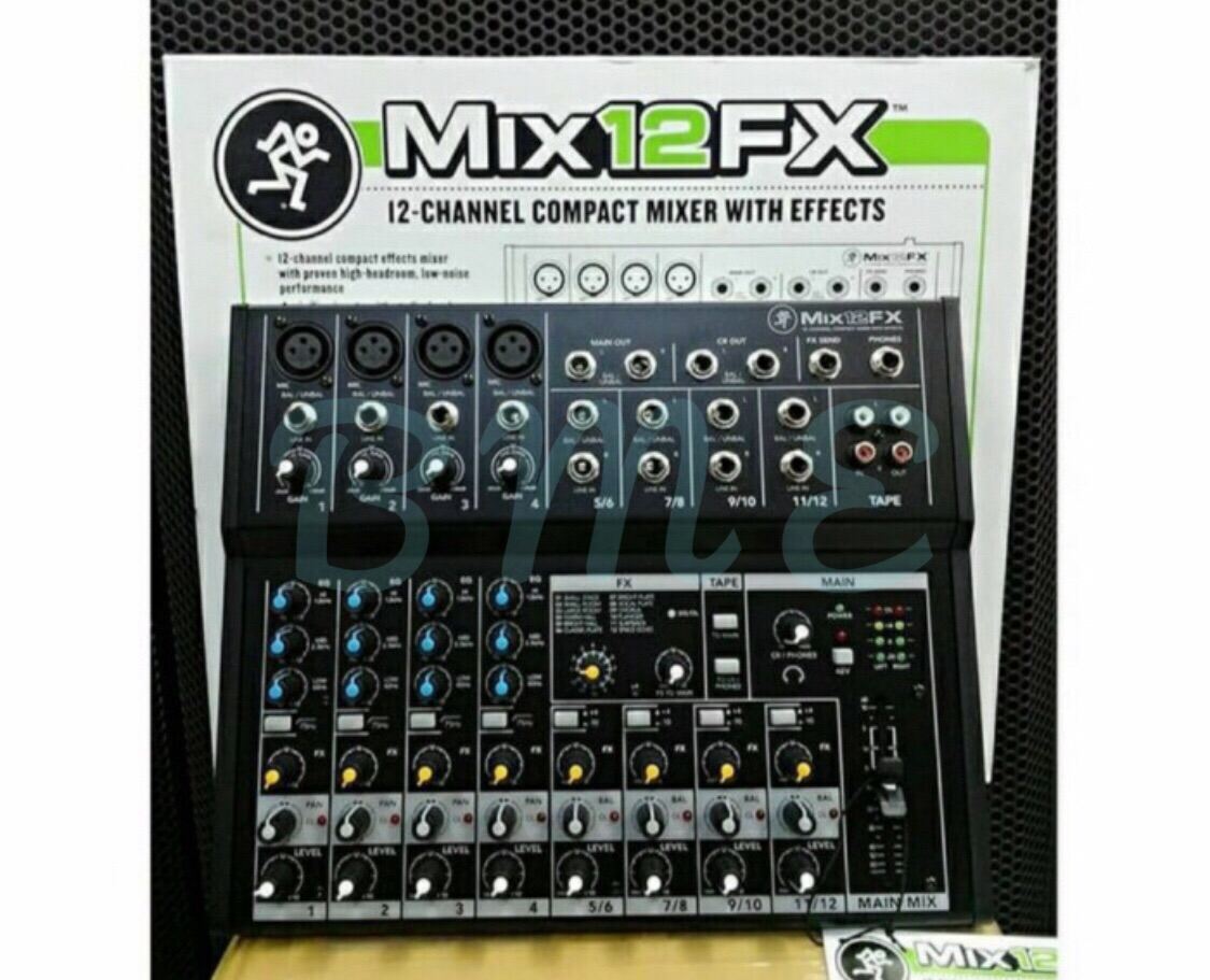 ORIGINAL Mixer MACKIE Mix12FX / MIX 12FX / MIX 12 FX Garansi Resmi ...