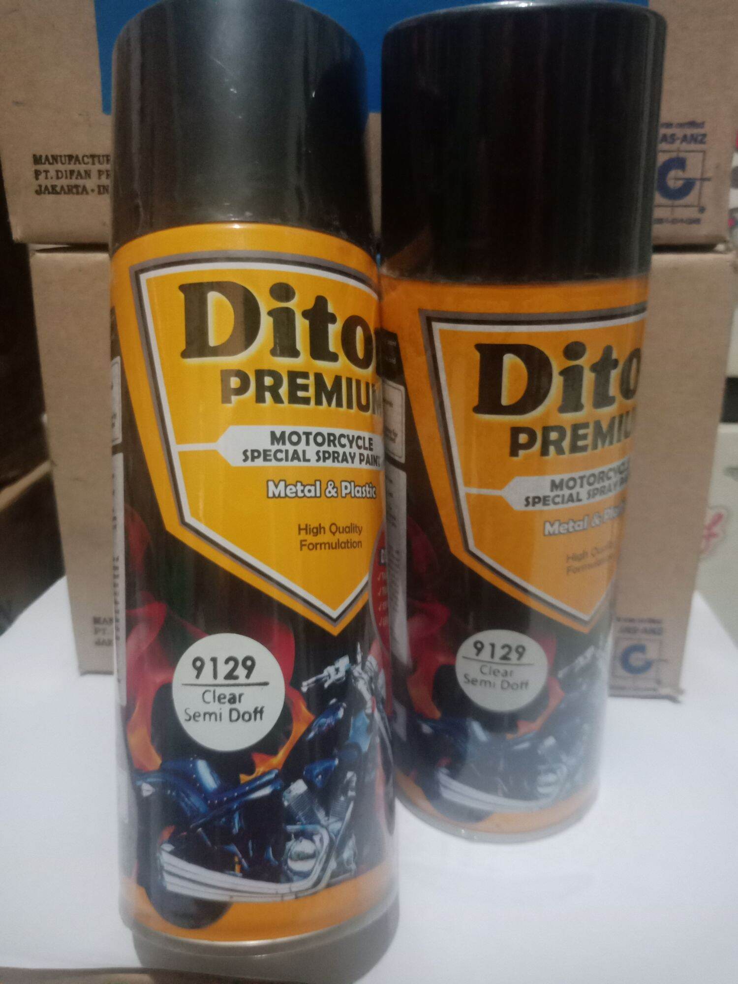 Pilok Pylok Cat Semprot Diton Premium Clear Semi Doff Dop 9129 Pernis ...