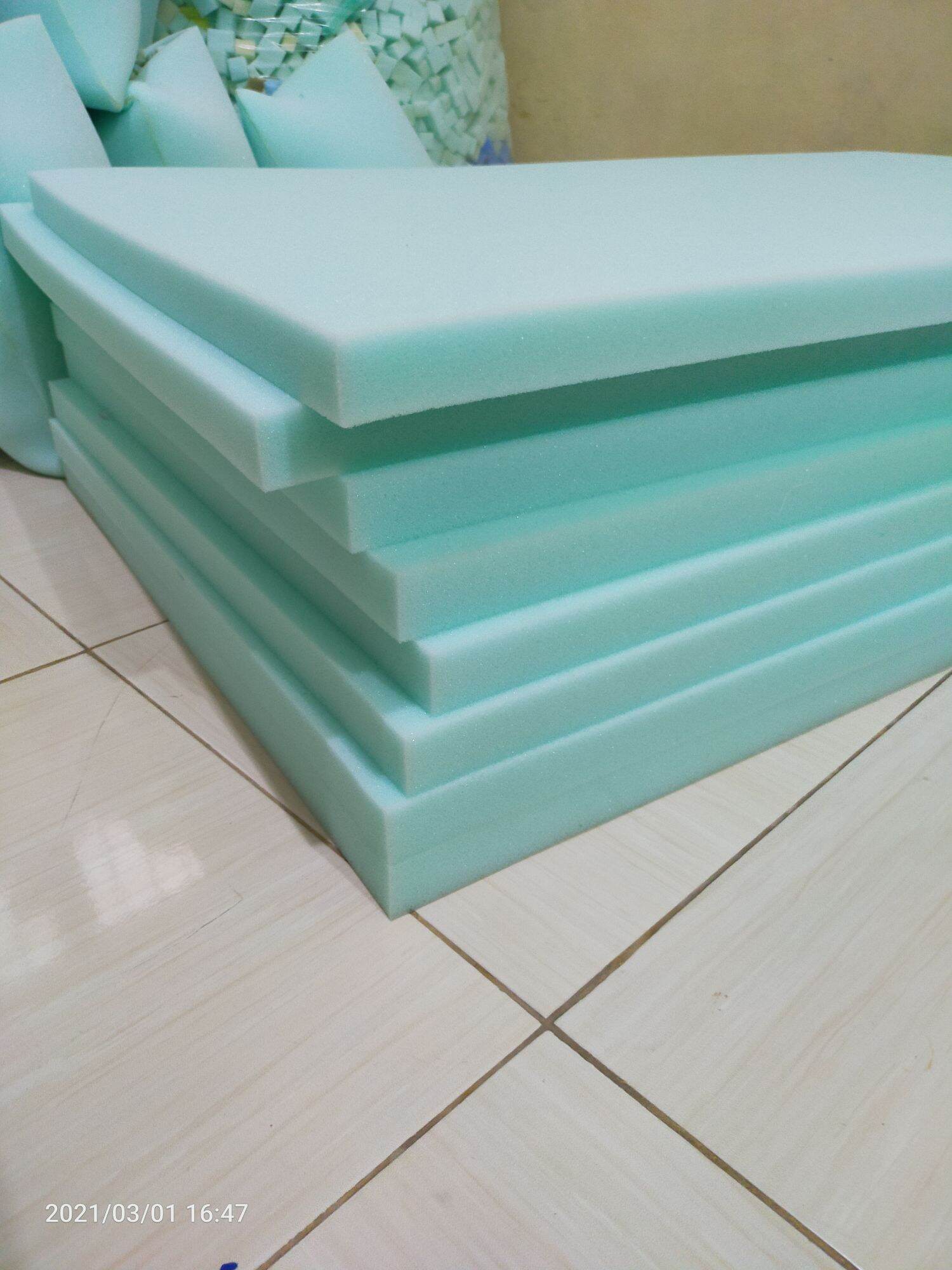 busa lembaran tebal 3 cm / busa lembaran ukuran 100 cm x 60cm x 3cm ...
