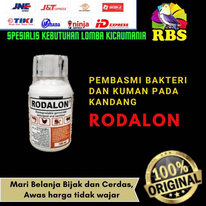 Rodalon Disinfektan Pembunuh Bakteri Kuman Kandang Unggas 100 ml ...