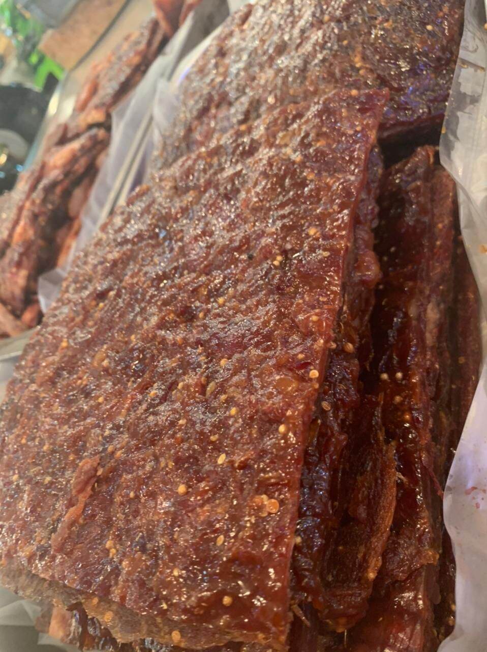 Dendeng sapi asli tebal singapore style 250gram vacuum | Lazada Indonesia