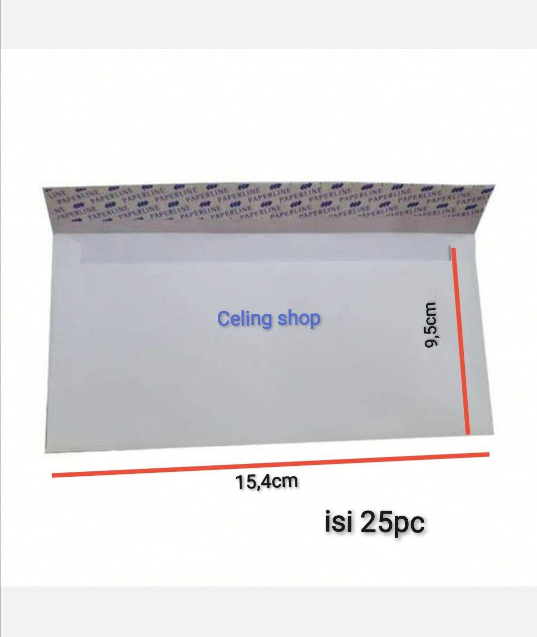 AMPLOP surat PUTIH polos kecil paperline envelope tipe 104 isi 25pc ...