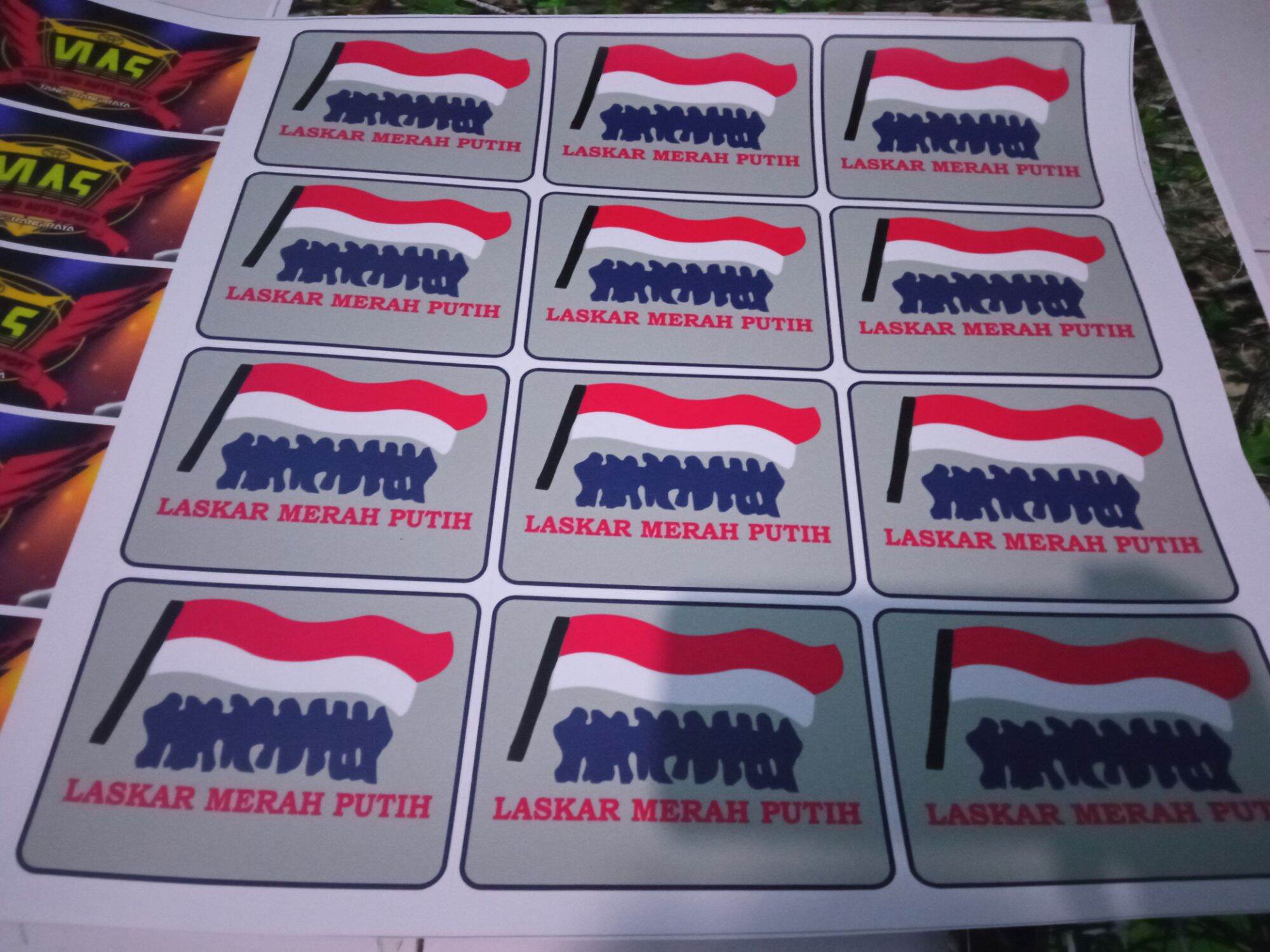 Stiker Laskar merah putih Logo | Lazada Indonesia