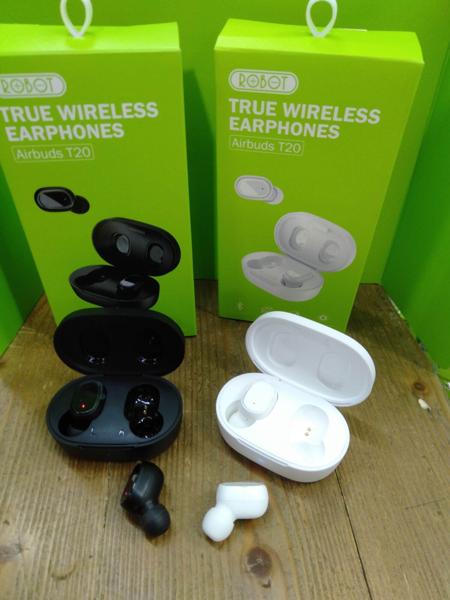 Earphone Airbuds T20 robot Original TWS True Wireless Stereo | Lazada ...