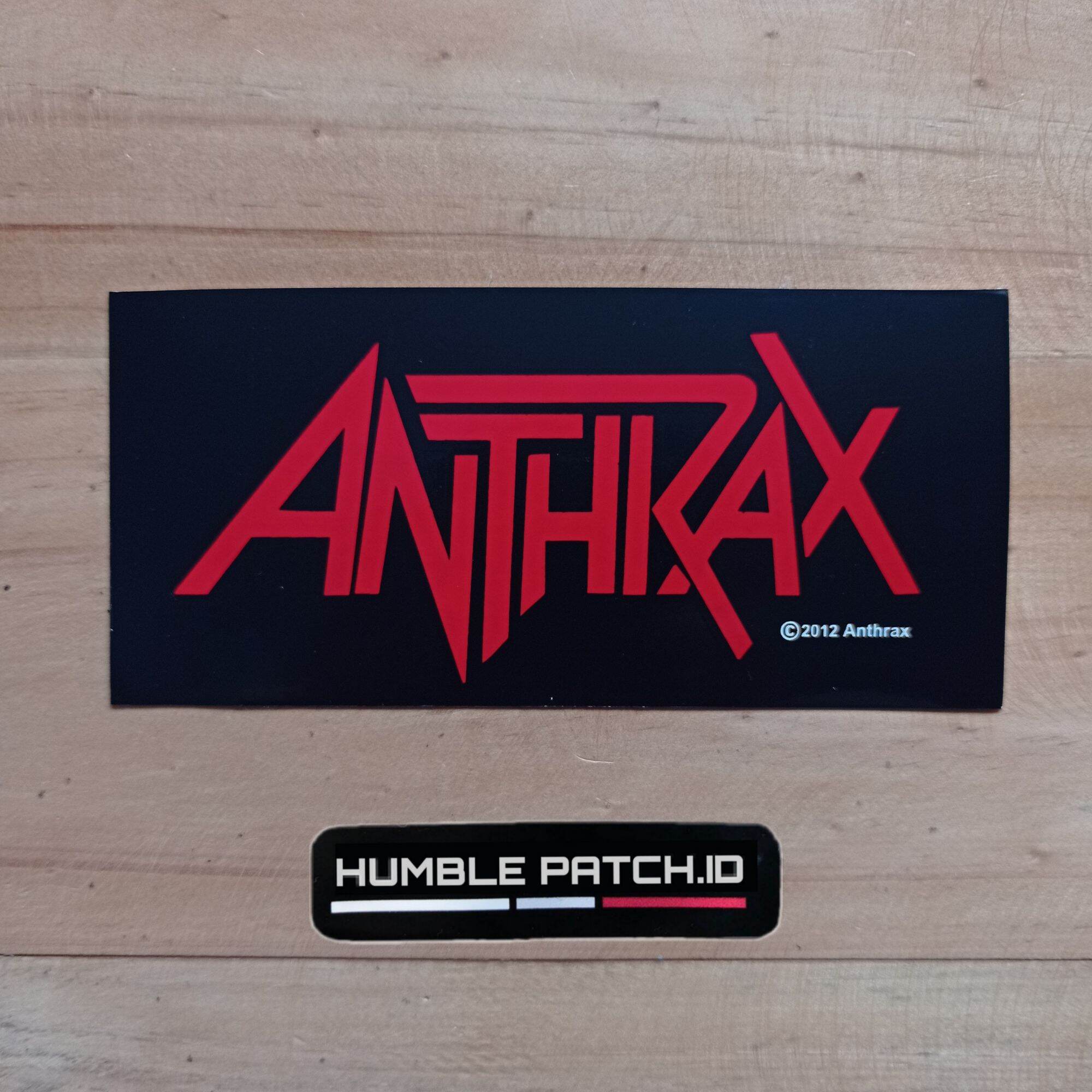 STICKER BAND ANTHRAX LOGO STIKER BAHAN GRAFTAC | Lazada Indonesia