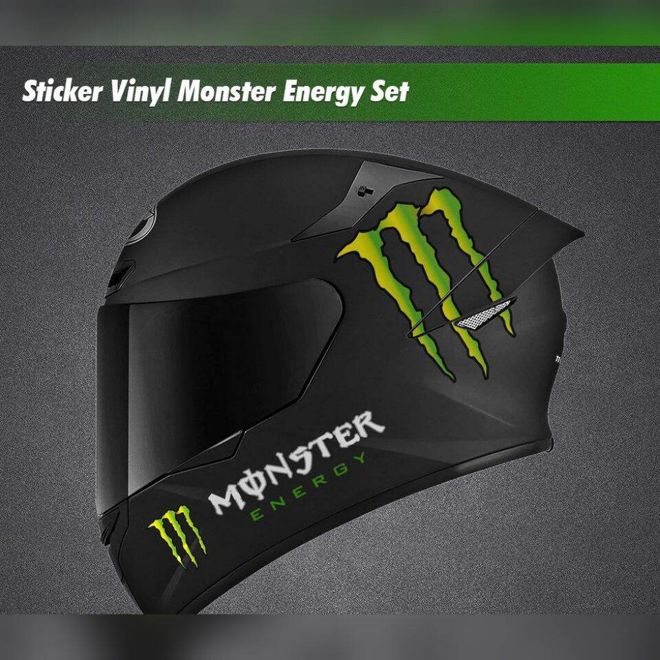 STICKER HELM MONSTER ENERGY SET | Lazada Indonesia
