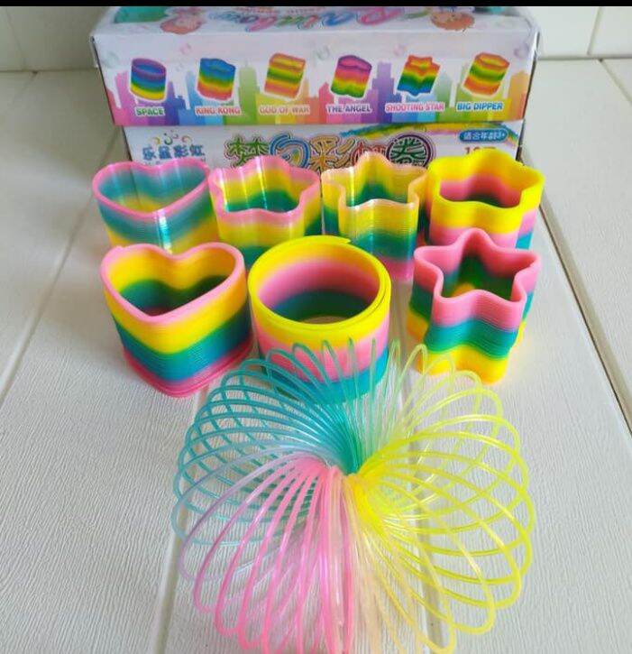 MAINAN ANAK RAINBOW SPRING GELANG PELANGI | Lazada Indonesia