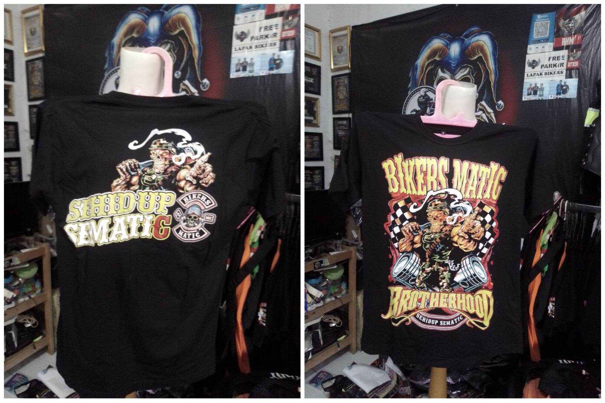 kaos bikers matic mc | Lazada Indonesia