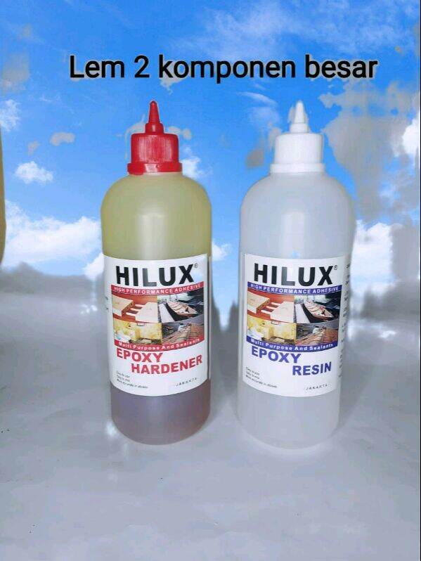 Lem Epoxy Hi lux BOTOL BESAR kemasan 1kg | Lazada Indonesia