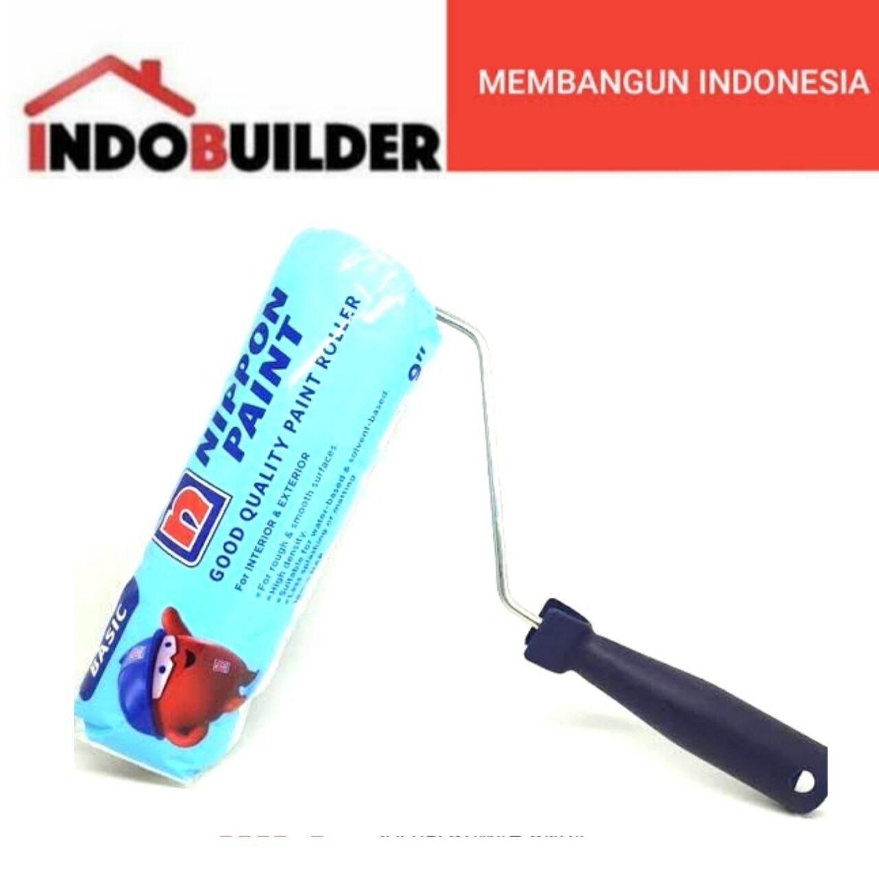 NIPPON PAINT KUAS ROLL CAT BASICS 9 INCH / ROLLER CAT BESAR NIPPON ...
