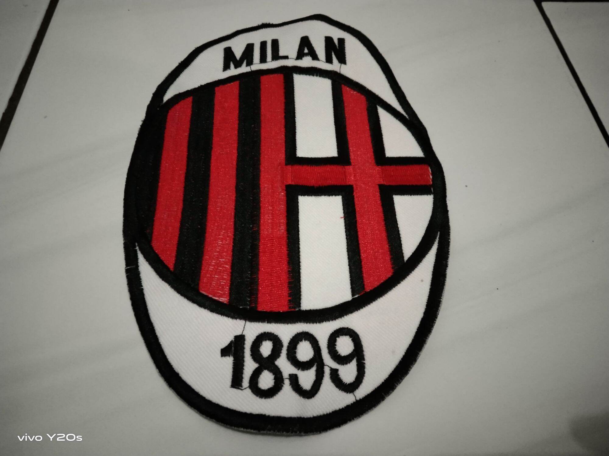 Bordiran AC Milan Bulat. | Lazada Indonesia