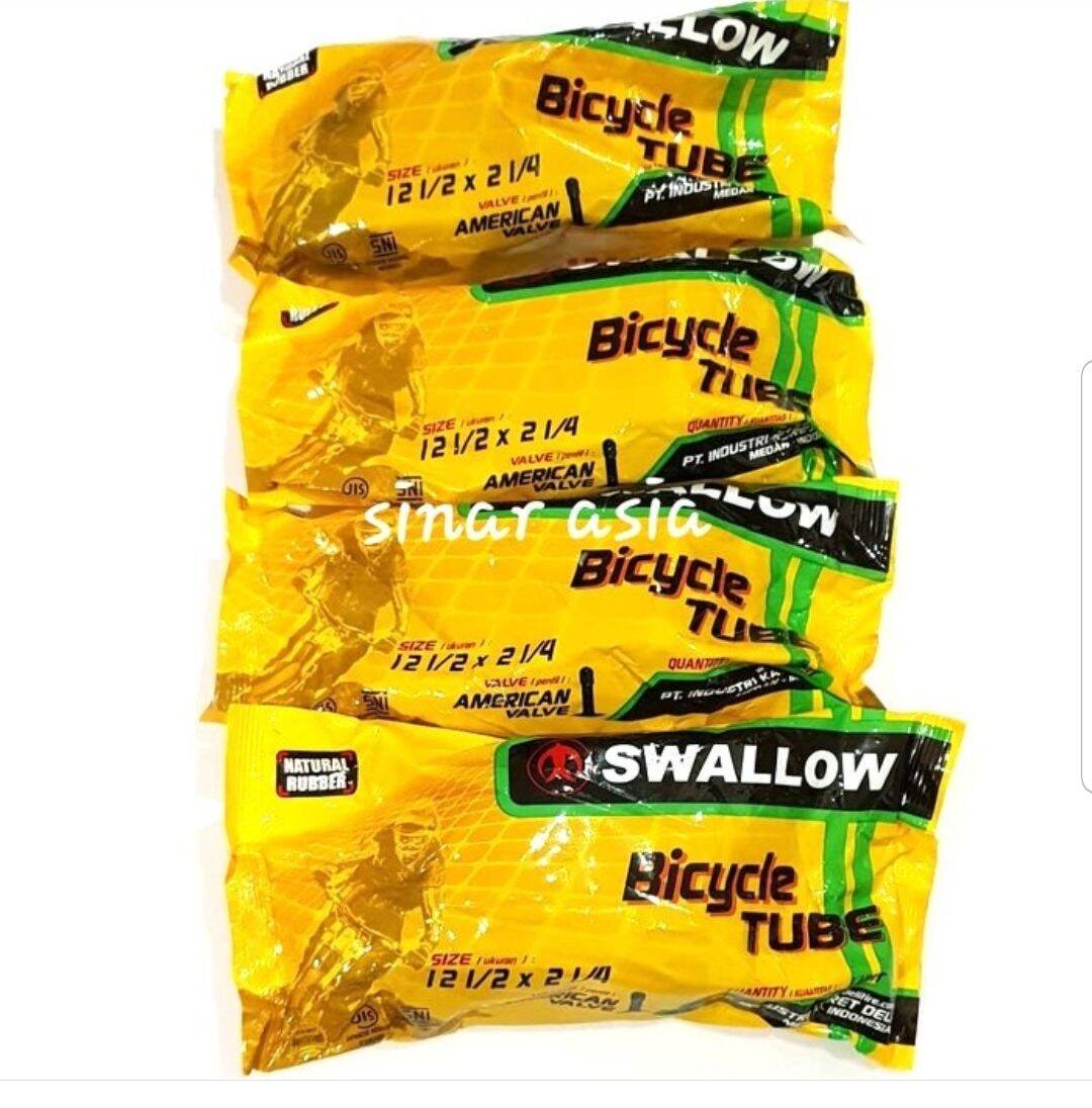 Ban dalam sepeda 12" ( 1/2x 2 1/4) Swallow ( pentil AV) | Lazada Indonesia