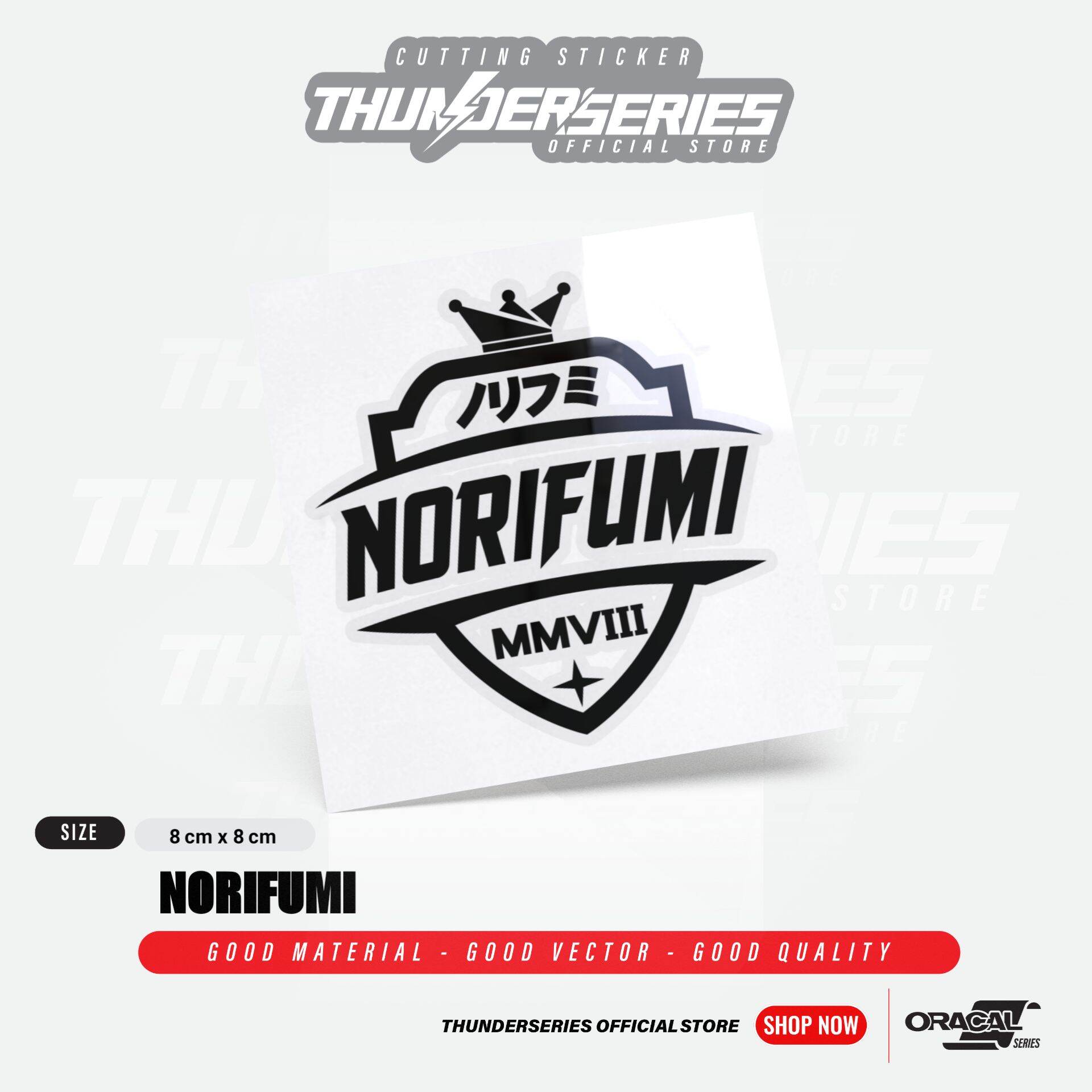 Stiker Norifumi | Cutting Sticker Norifumi 01 | Lazada Indonesia