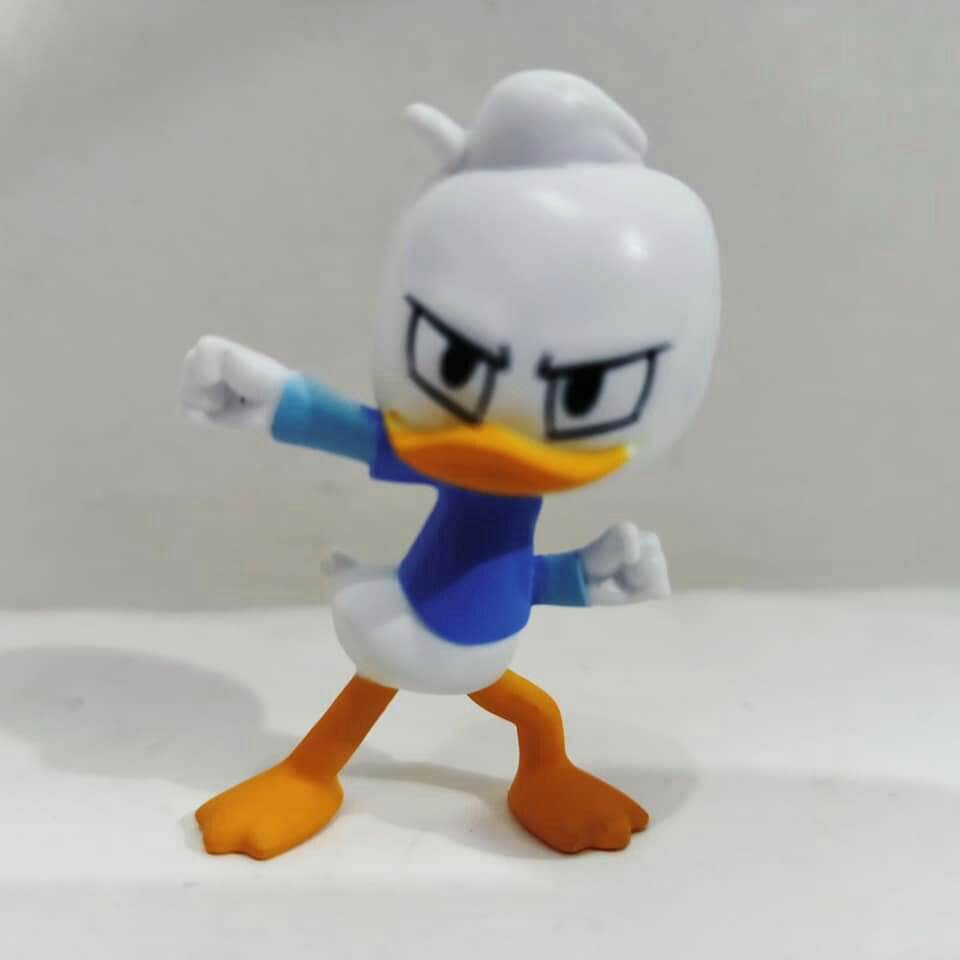 mainan action figure kwik kwek kwakDucktales family donal bebek paman ...