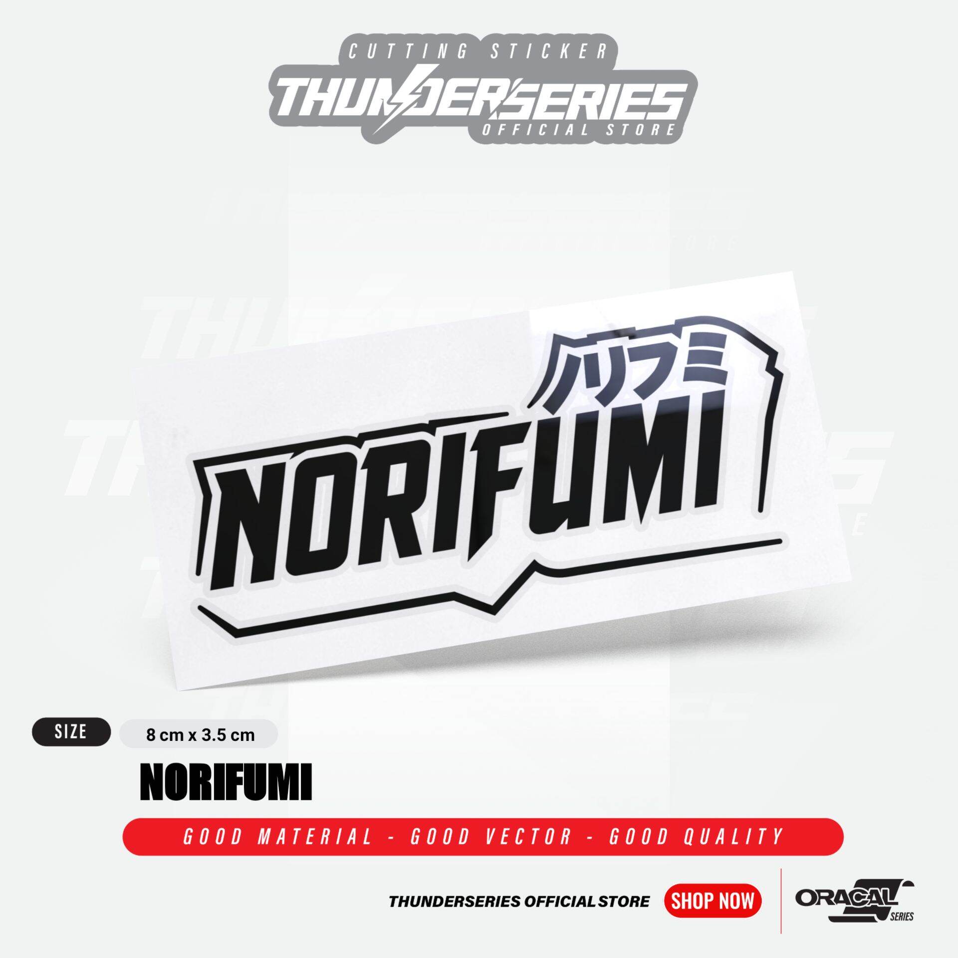Stiker Norifumi | Cutting Sticker Norifumi 02 | Lazada Indonesia