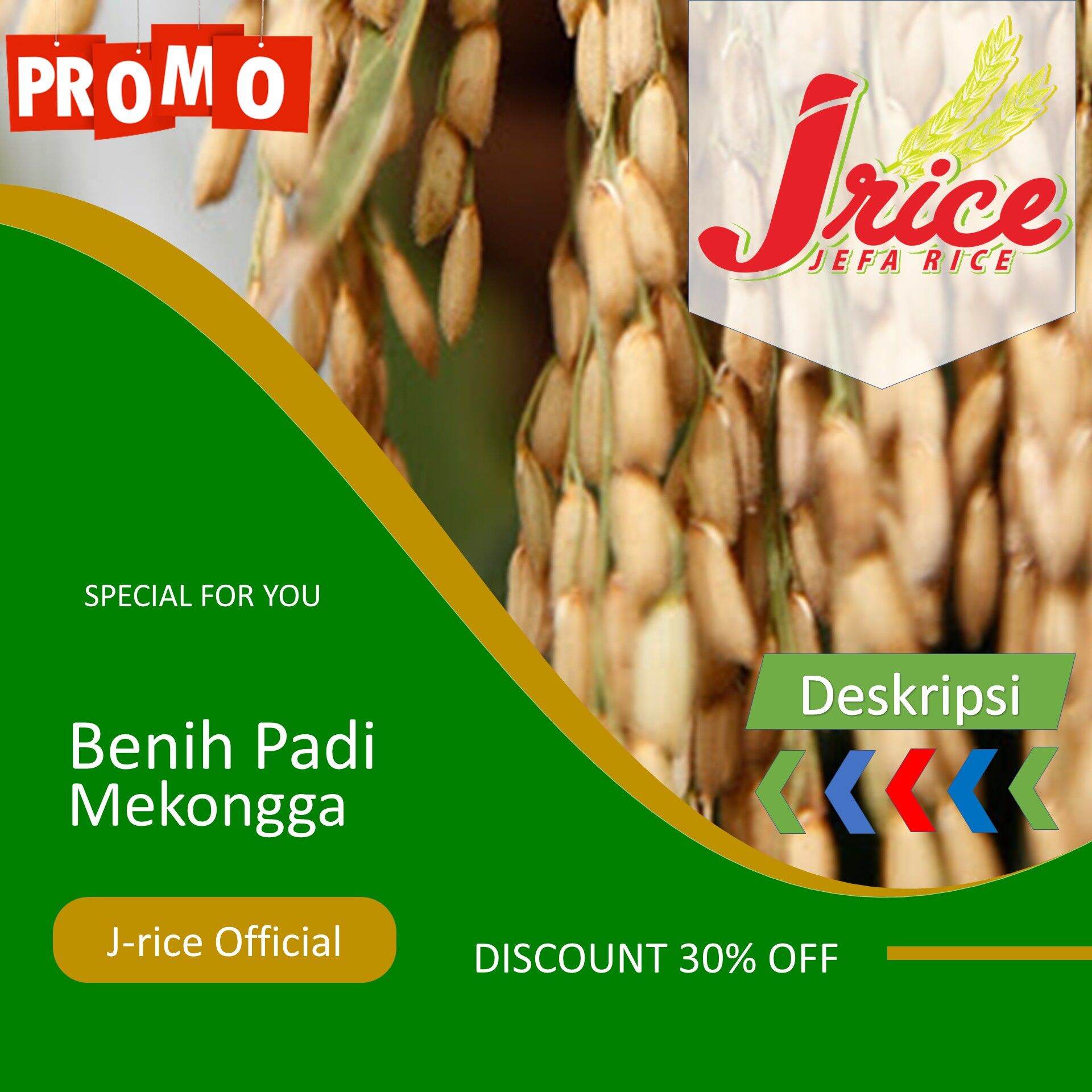 BENIH PADI MEKONGGA BIBIT PADI UNGGUL 5kg | Lazada Indonesia