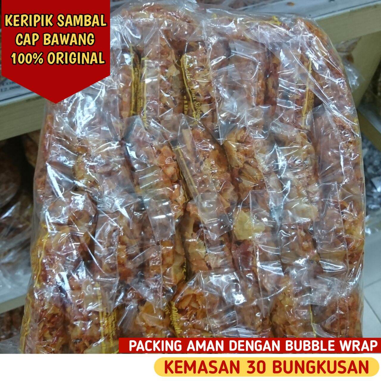 Keripik Sambal Khas Sibolga Cap Bawang isi 30 Bungkusan | Lazada Indonesia