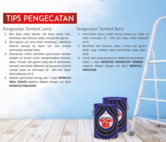 Mowilex Geranium E-04E53 Cat tembok 2,5kg | Lazada Indonesia