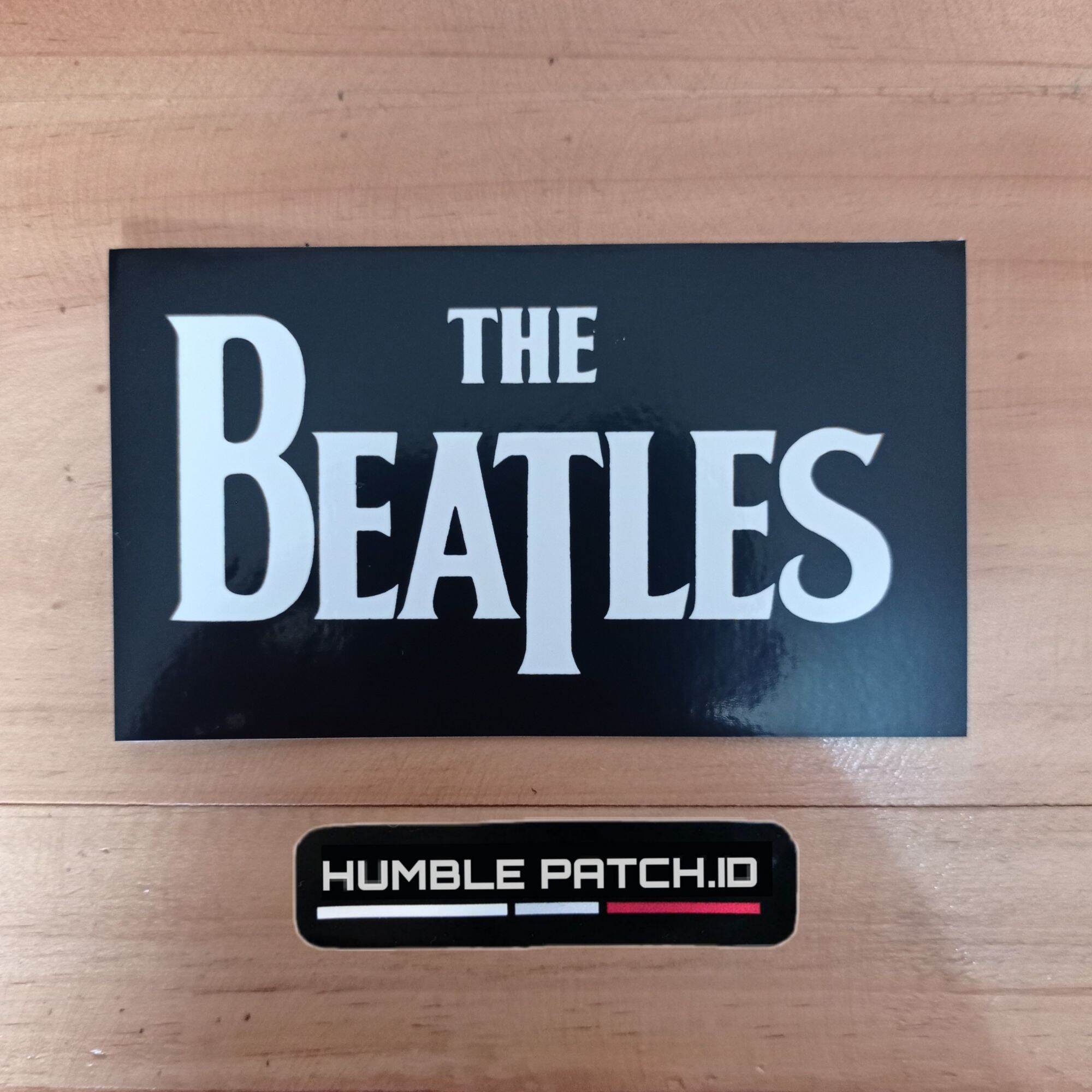 STICKER BAND THE BEATLES TULISAN PUTIH STIKER BAHAN GRAFTAC | Lazada ...