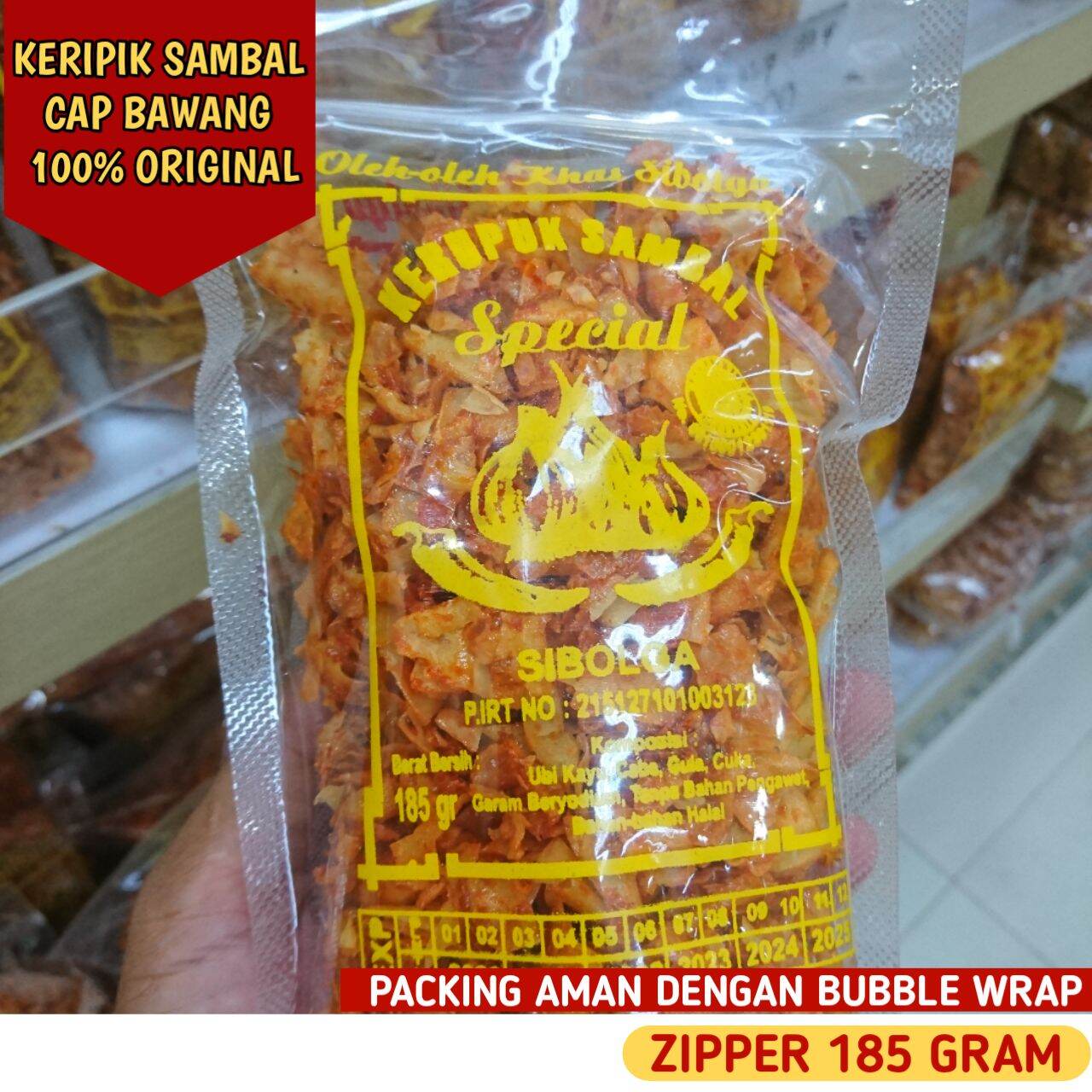 Keripik Sambal Khas Sibolga Cap Bawang Kemasan 185 Gram | Lazada Indonesia