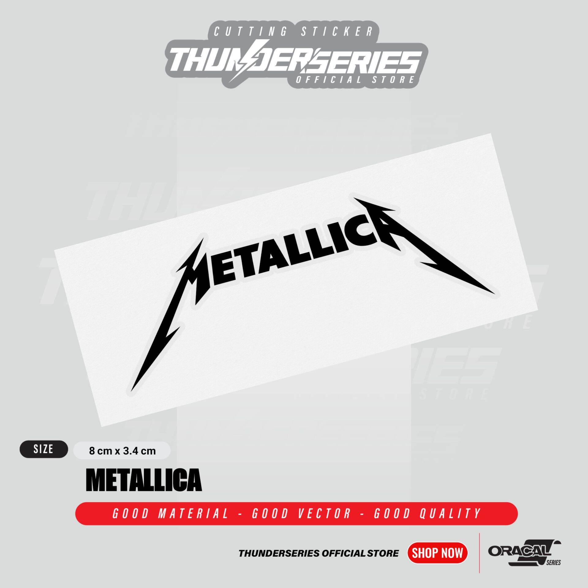 Cutting Sticker Metallica | Stiker Metallica | Stiker Motor - Mobil ...
