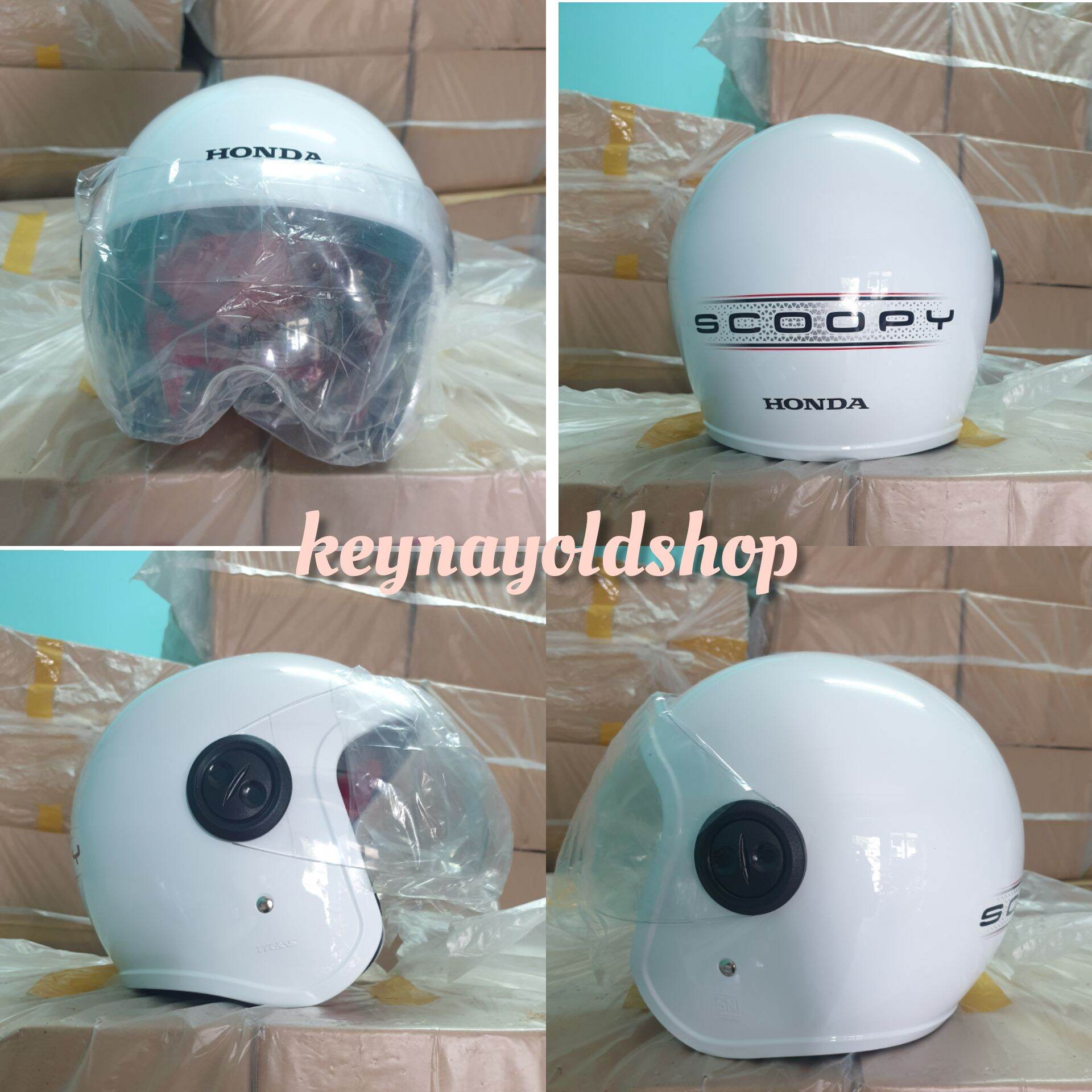 helm honda scoopy/genio SNI original warna putih | Lazada Indonesia