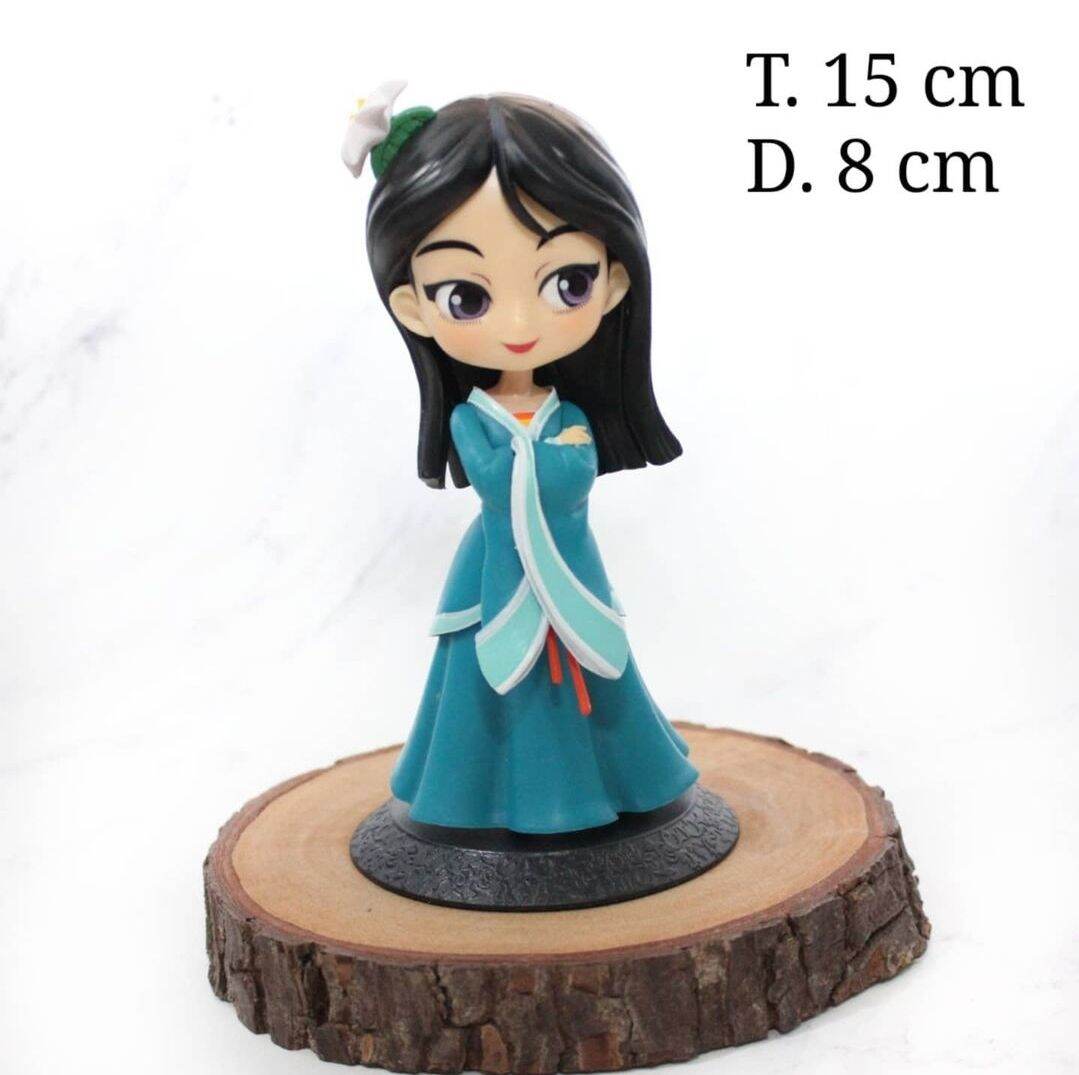 Topper Figure Mulan plus tatakan warna hitan | Lazada Indonesia