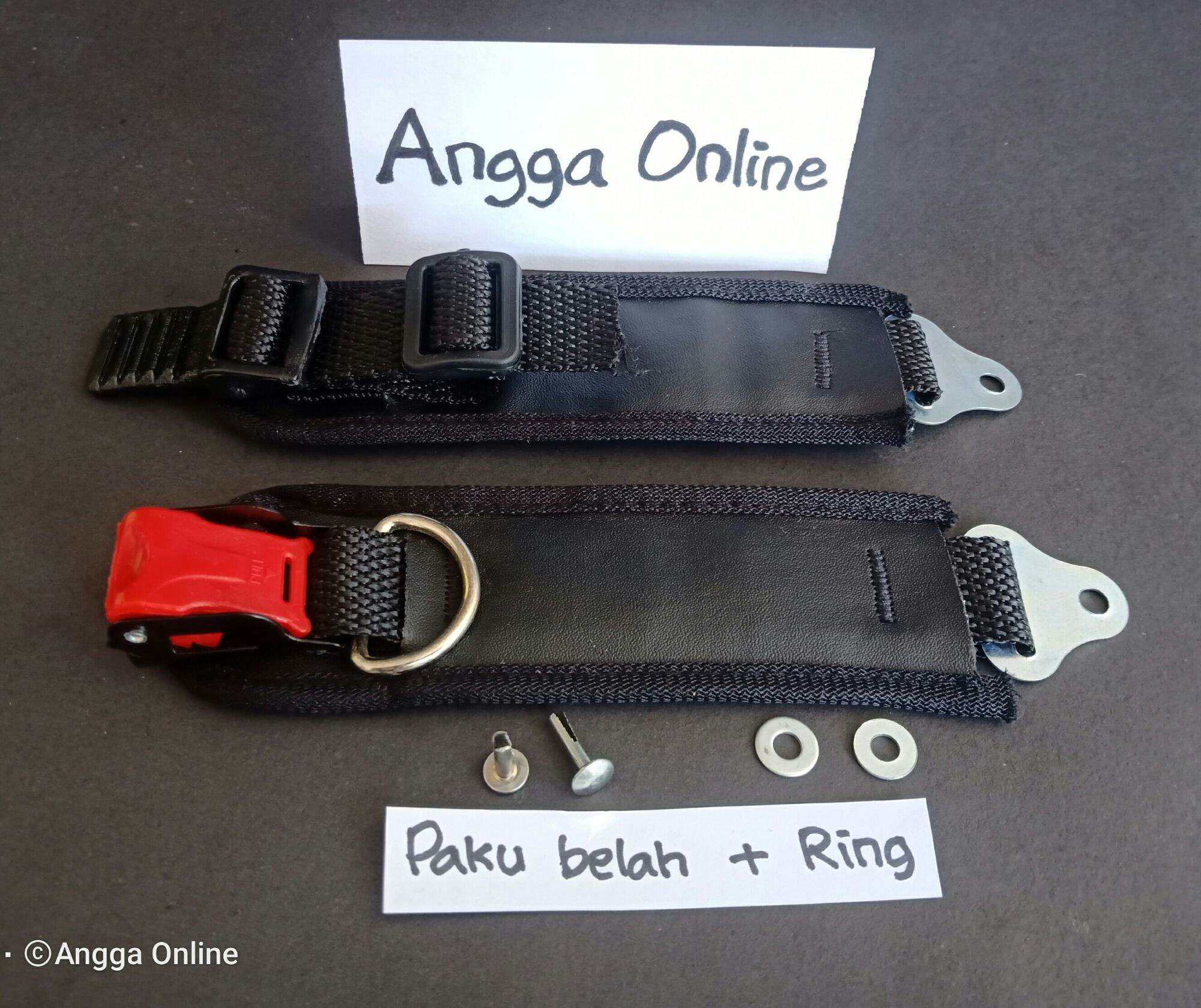 Tali Helm Buaya + Paku Belah & Ring | Lazada Indonesia
