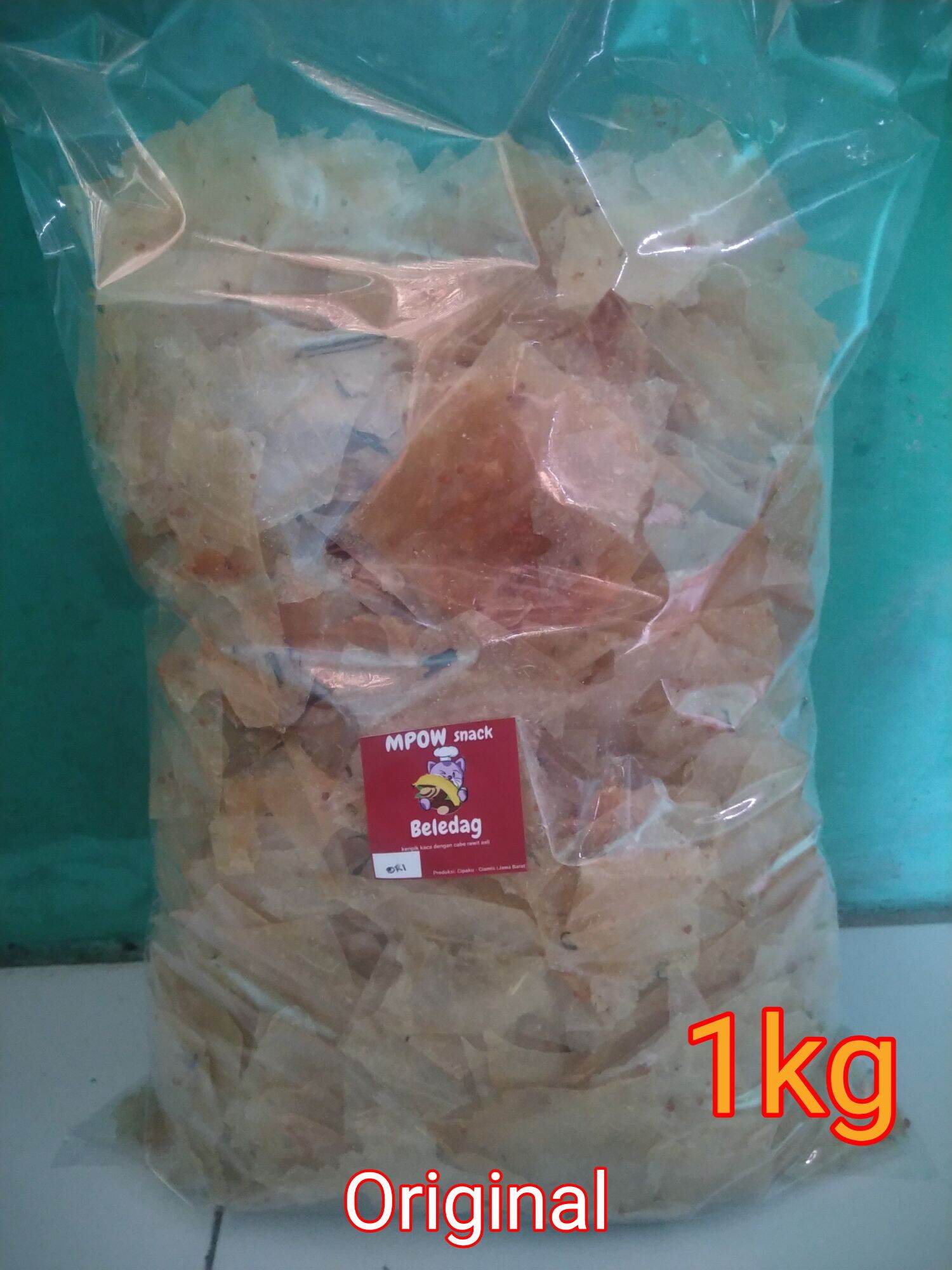 Beledag Keripik kaca kripca original 1 kg | Lazada Indonesia