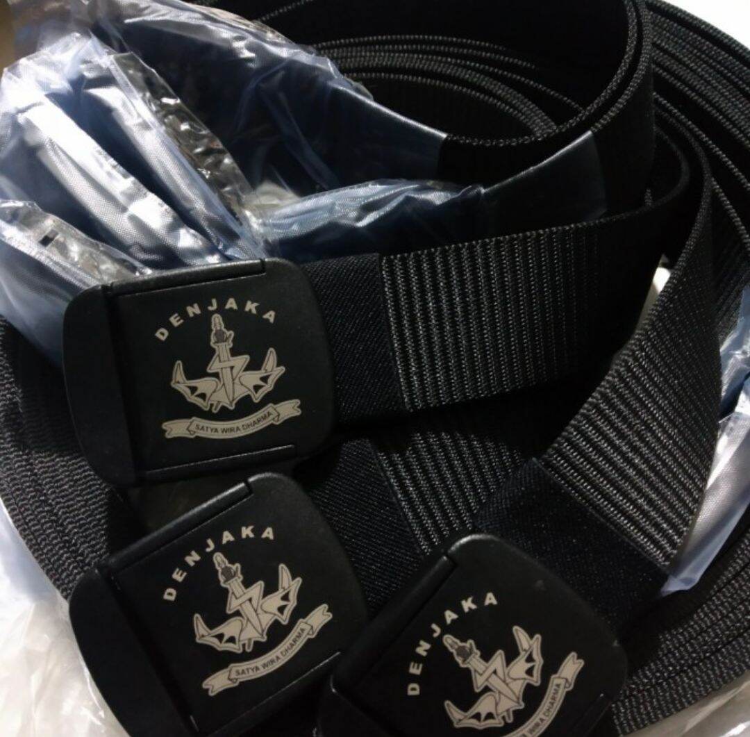 Gesper/Sabuk Hitam Laser logo Denjaka | Lazada Indonesia