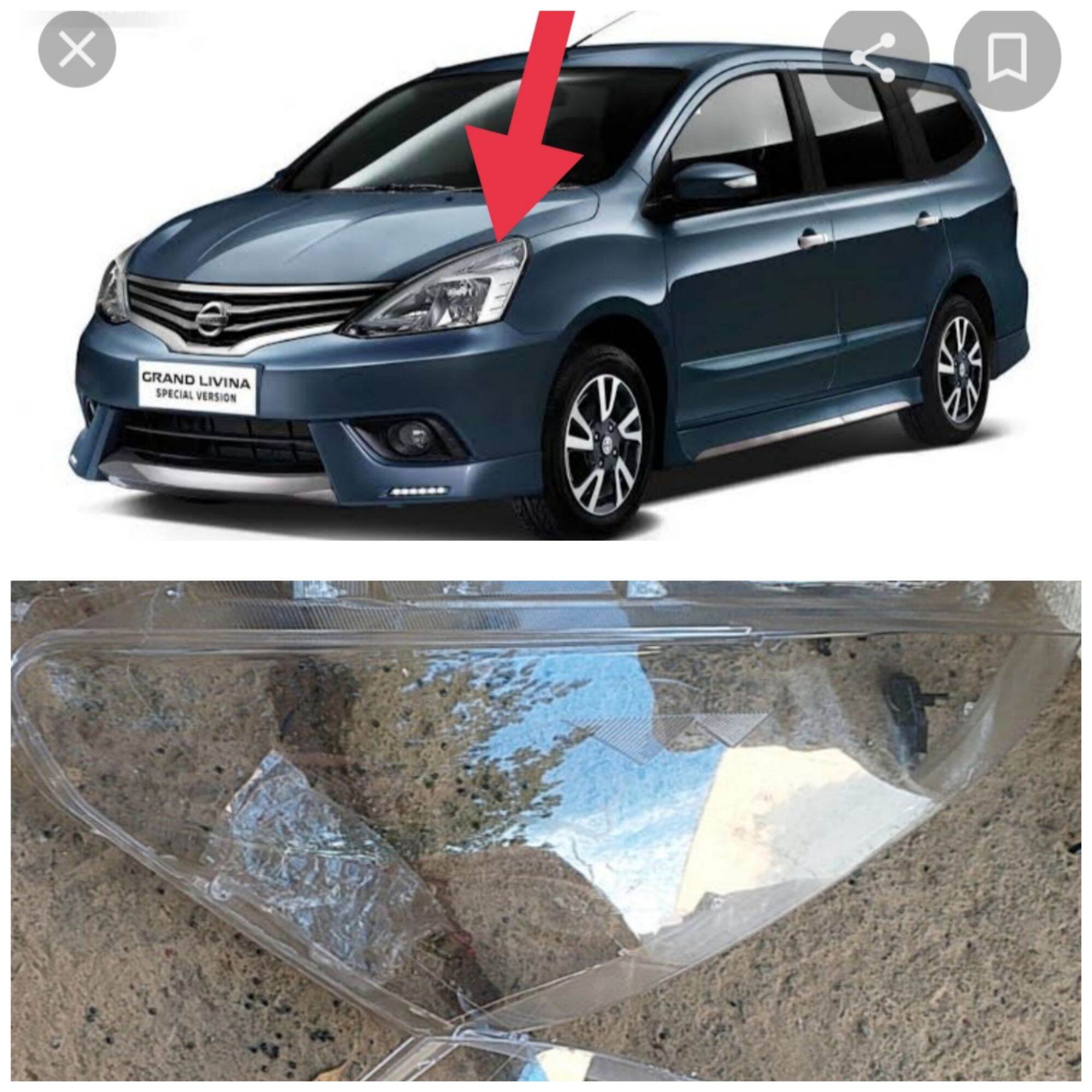 mika lampu depan grand Livina original baru nissan kanan (RH) | Lazada ...