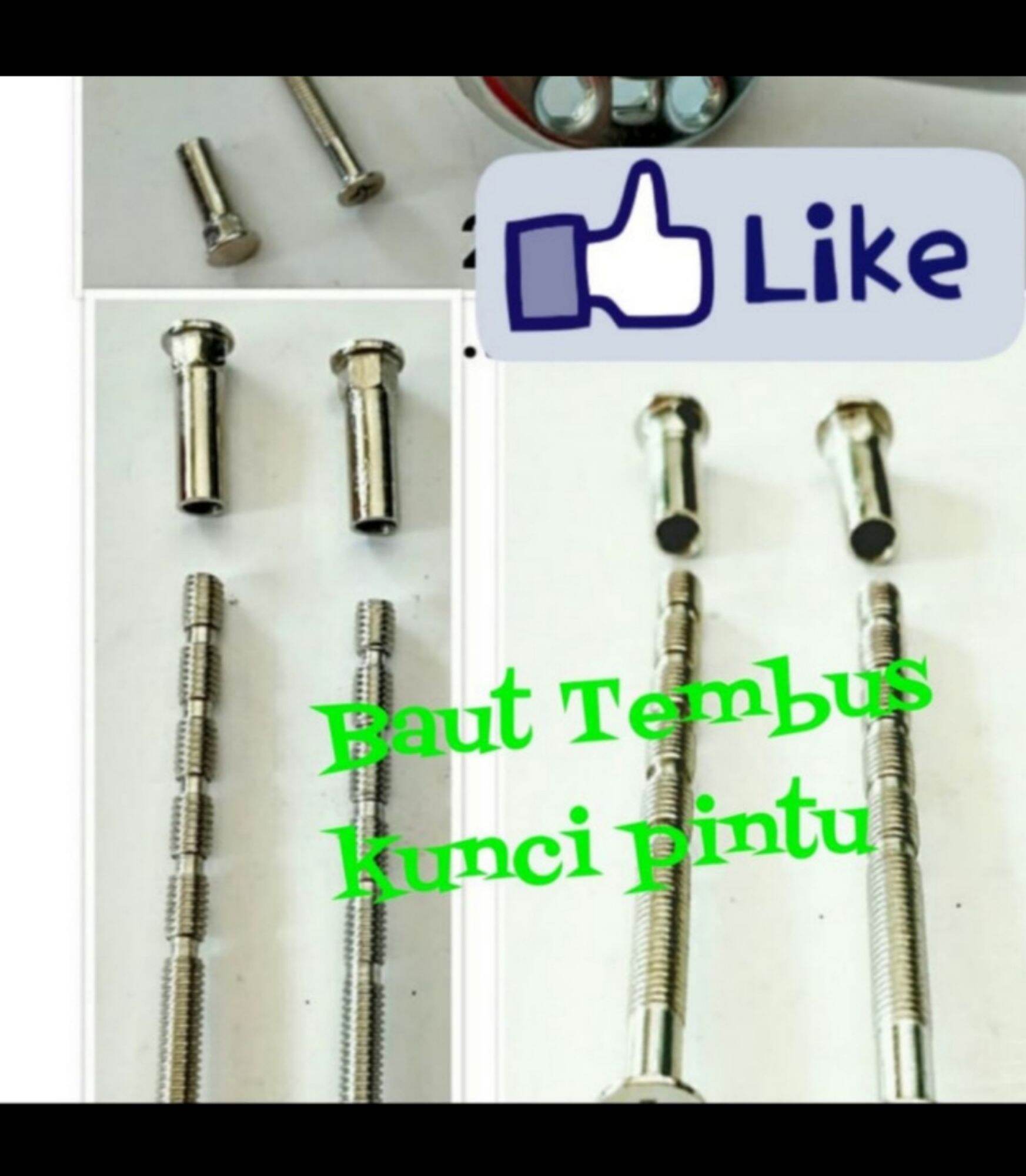 BAUT TEMBUS KUNCI PINTU BAUT GAGANG HANDLE PINTU baut tembus sekrup ...