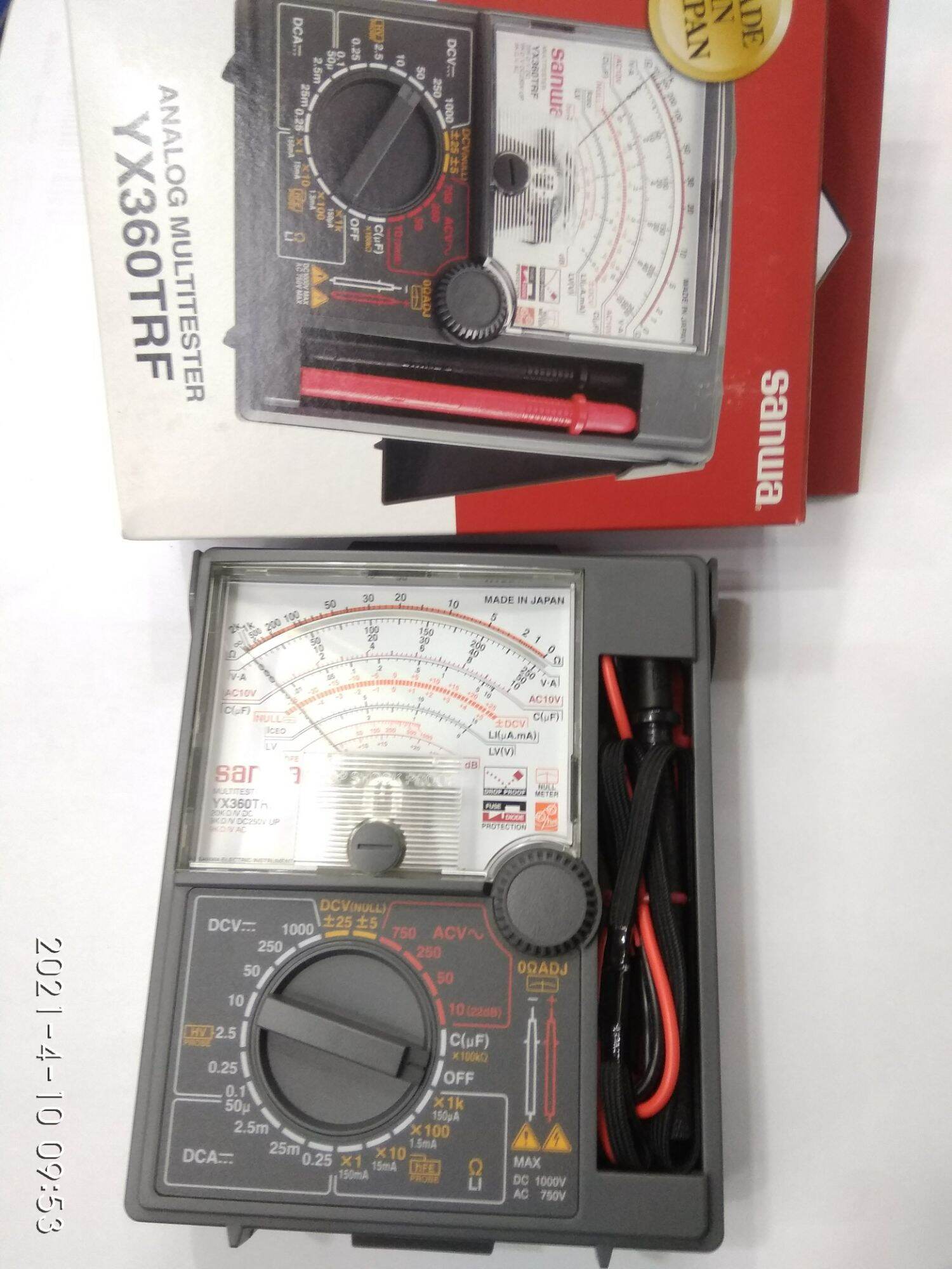 MULTITESTER SANWA ANALOG YX360TRG | Lazada Indonesia