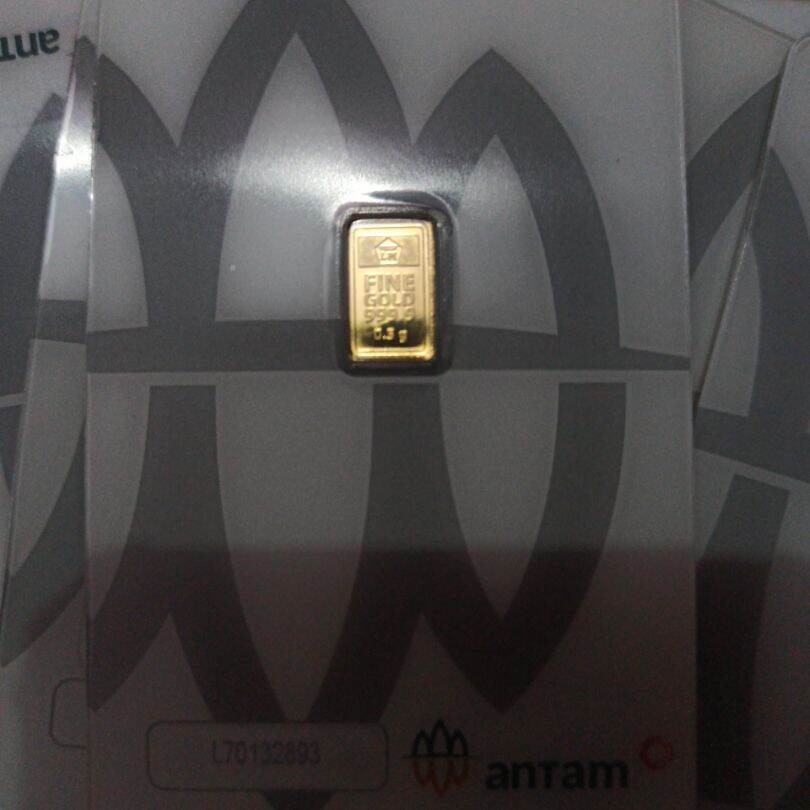Emas Antam 0.5 kwitansi Asli | Lazada Indonesia