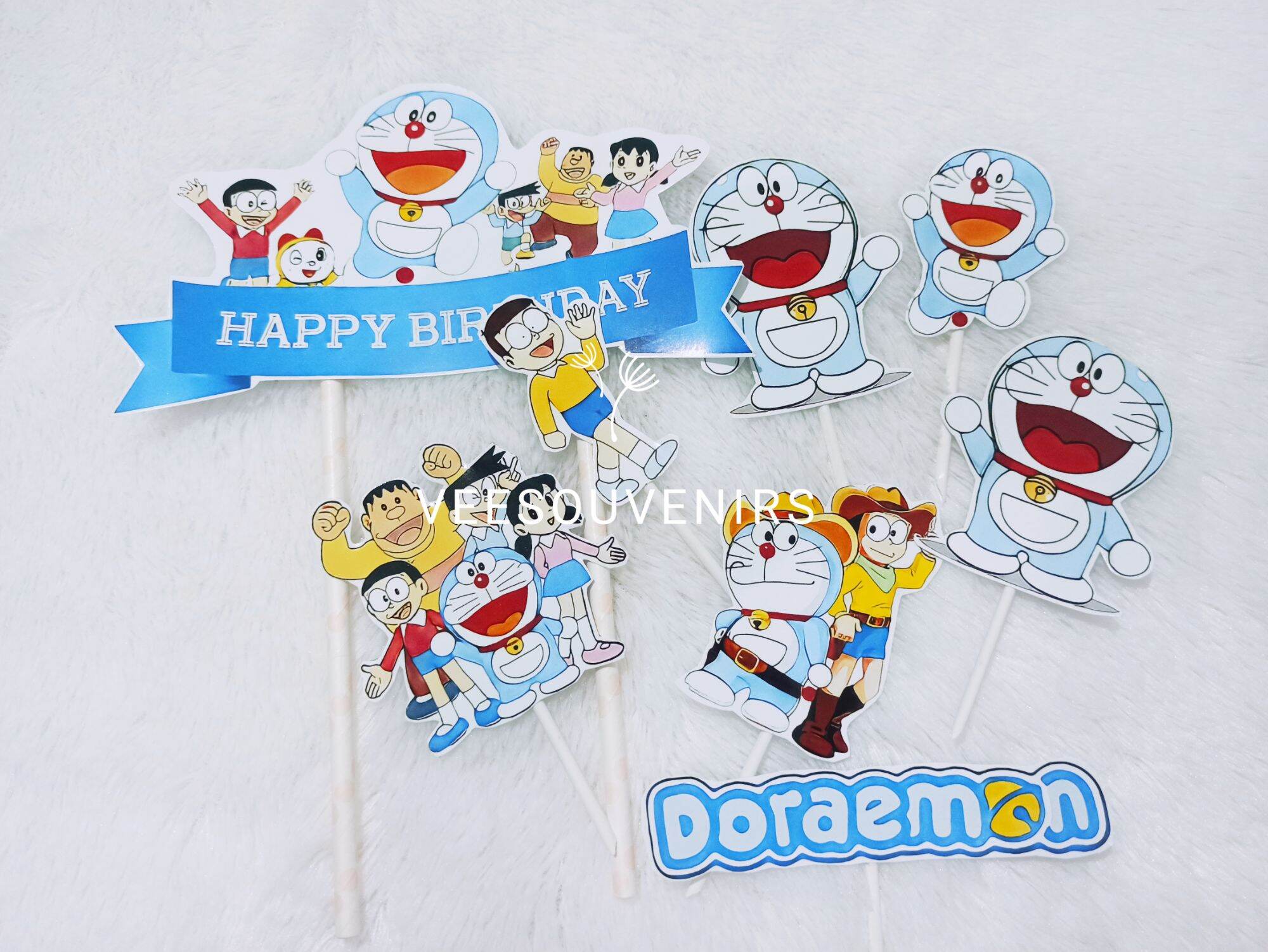 TOPPER ULTAH KUE DORAEMON | Lazada Indonesia