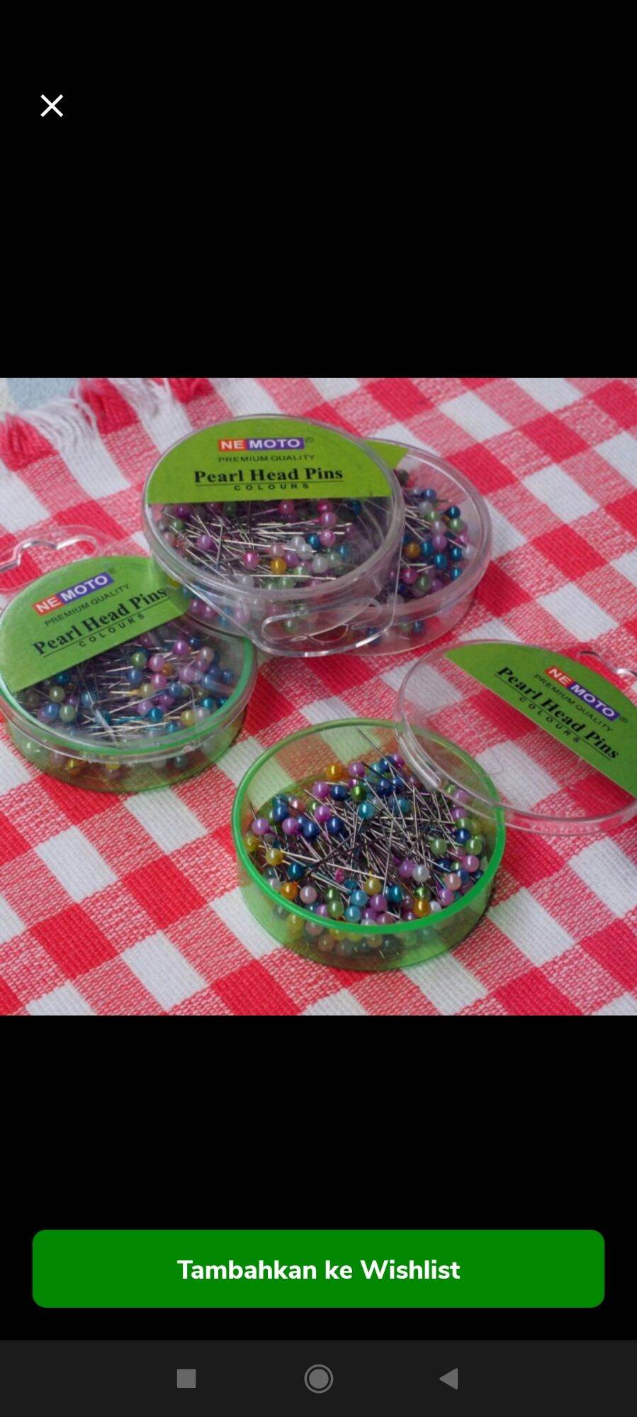 JARUM PENTUL PREMIUM MUTIARA - JARUM PENTUL HIJAB - NEMOTOO | Lazada ...