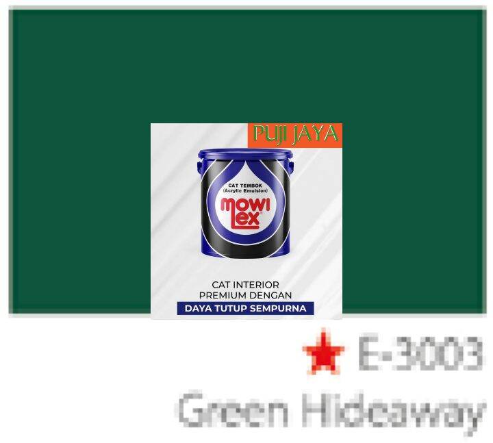 Mowilex Green Hideaway E-3003 Cat tembok 2,5kg | Lazada Indonesia