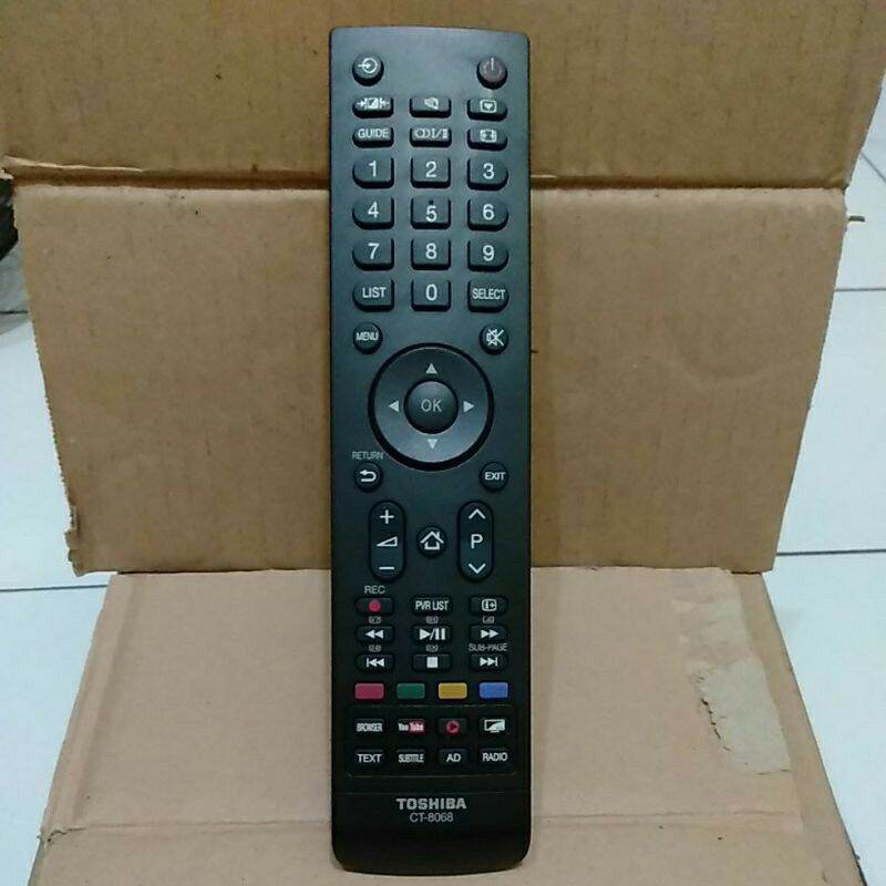 REMOTE REMOT TV TOSHIBA SMART TV LED 3D CT-8068 ORIGINAL | Lazada Indonesia