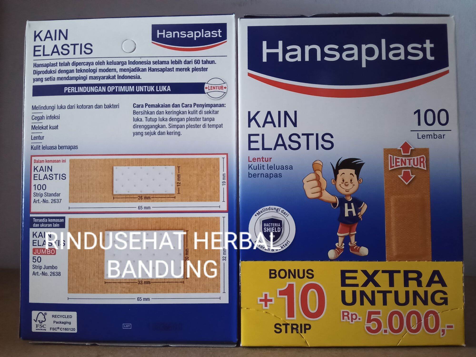 Hansaplast kain elastis 100 lembar | Lazada Indonesia