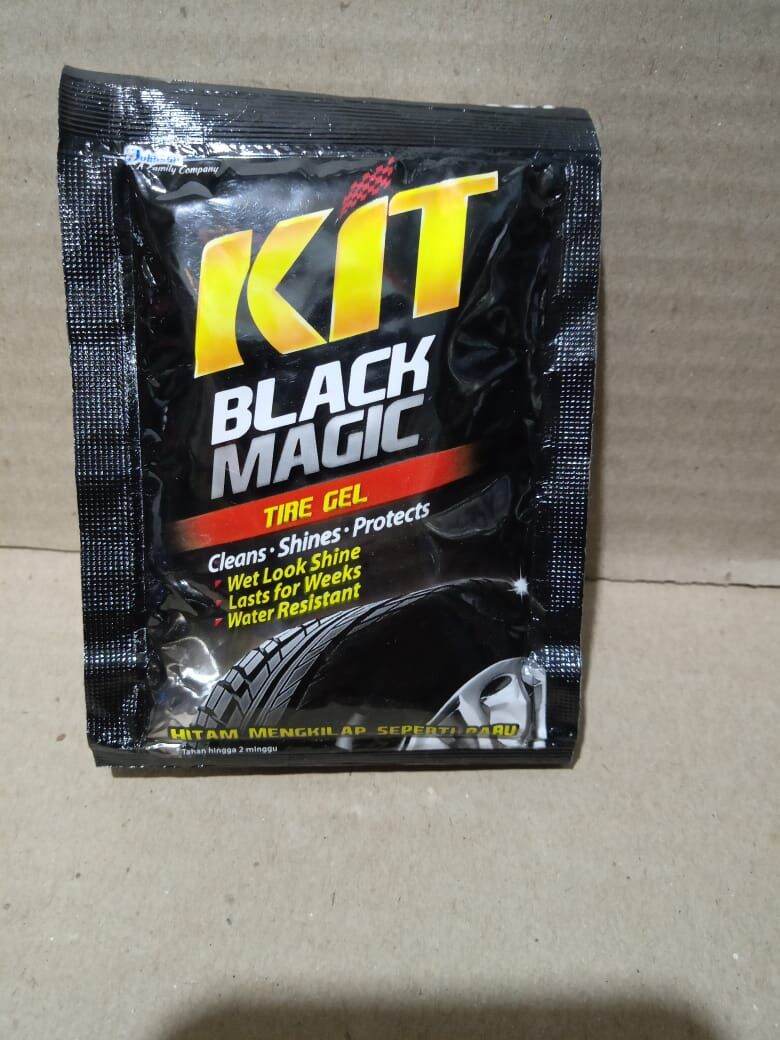 Kit Semir Ban Kit Black Magic Tire Gel Sachet isi 35ml Pengkilap Ban ...