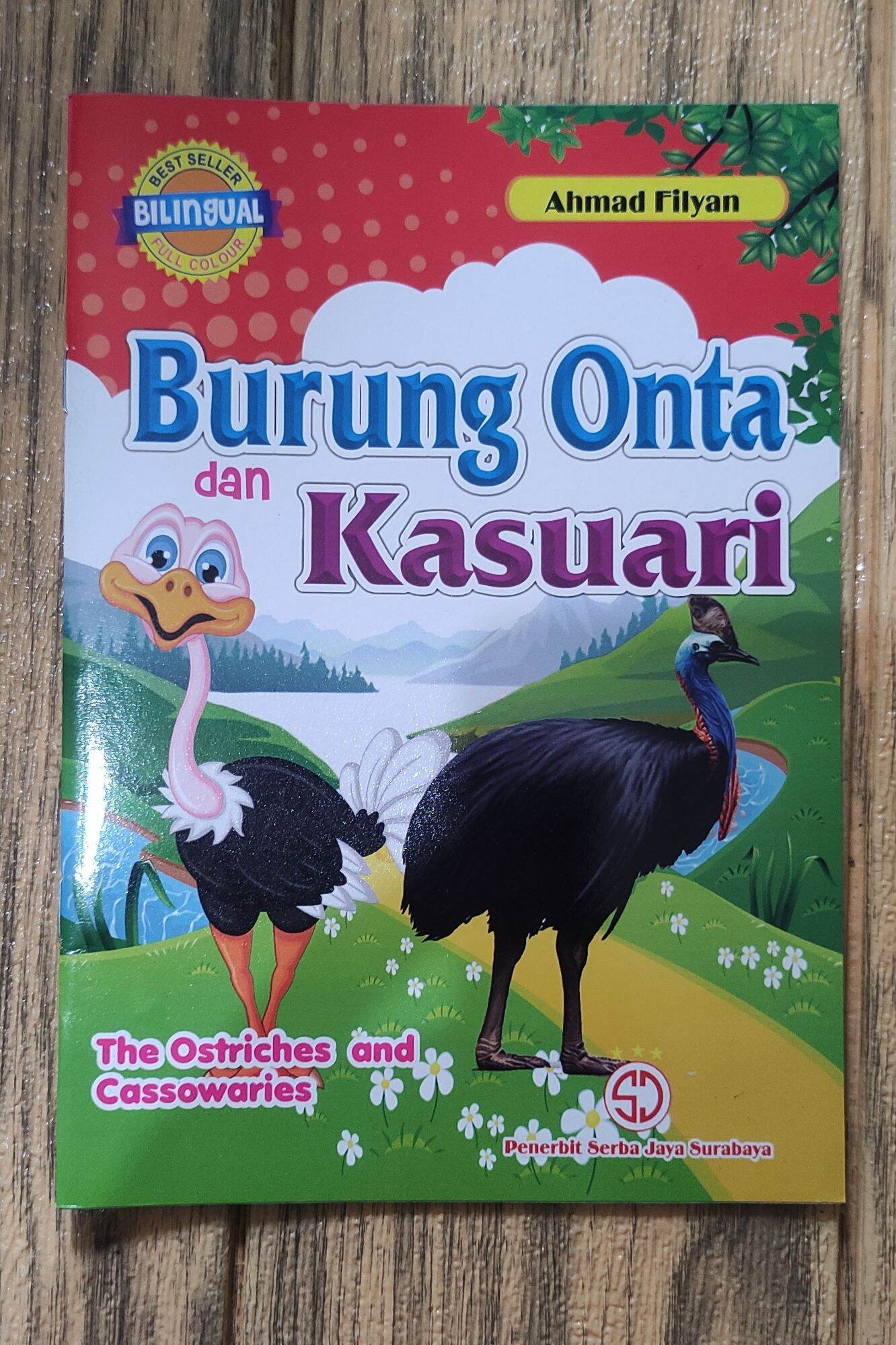 BUKU DONGENG BILINGUAL BURUNG ONTA DAN KASUARI - BUKU CERITA ANAK DUA BAHASA FULL COLOUR / THE ...