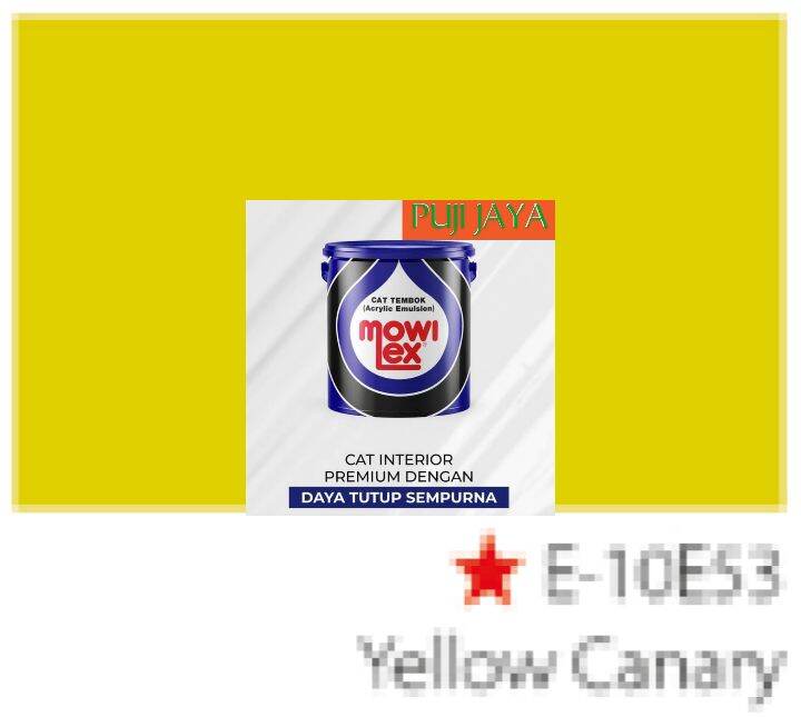Mowilex Yellow Canary E-10E53 Cat tembok 2,5kg | Lazada Indonesia