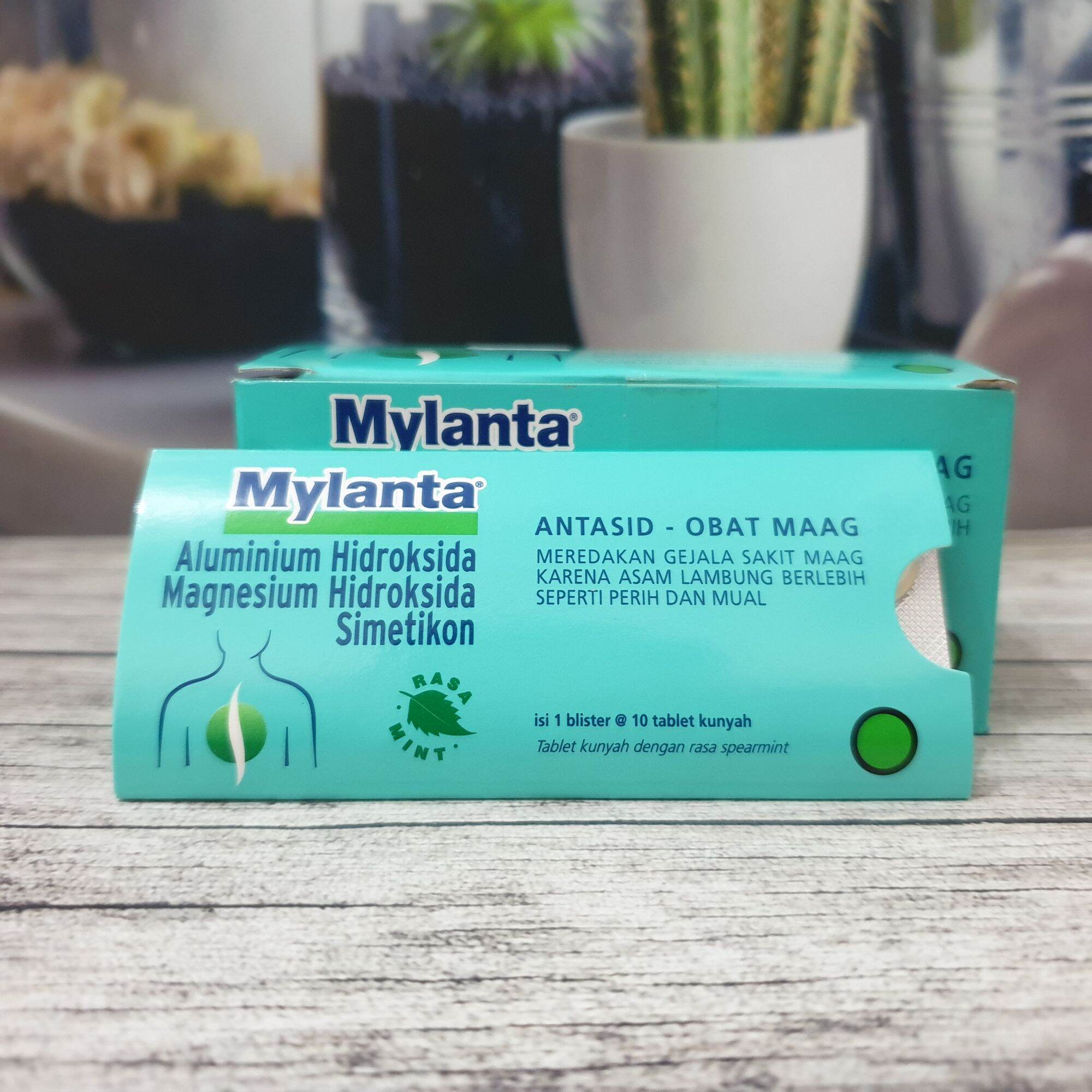 Mylanta Tablet Per Strip - Antasida utk Gejala Maag | Lazada Indonesia