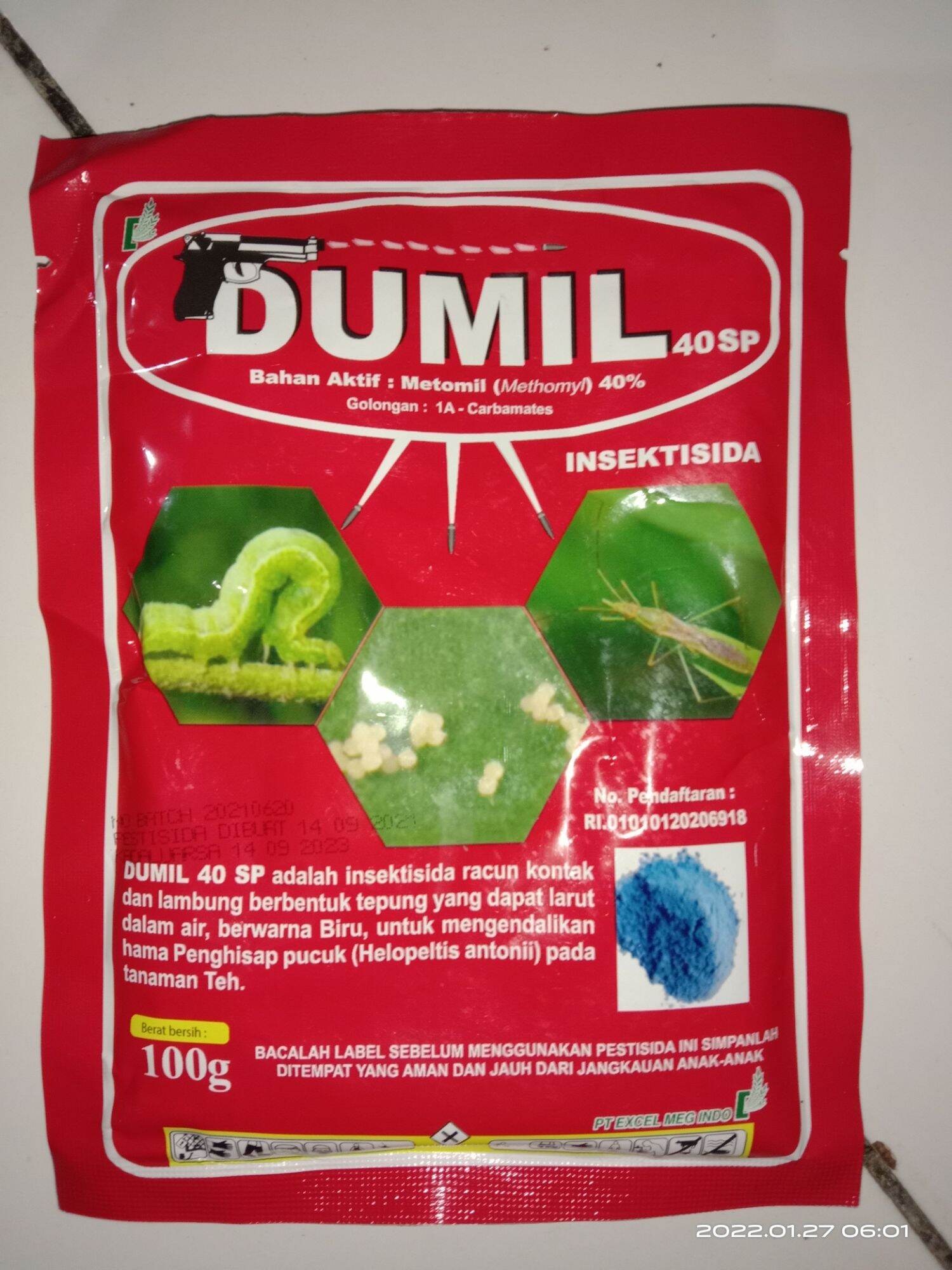 Insektisida Dumil 40sp, Metomil 40% | Lazada Indonesia
